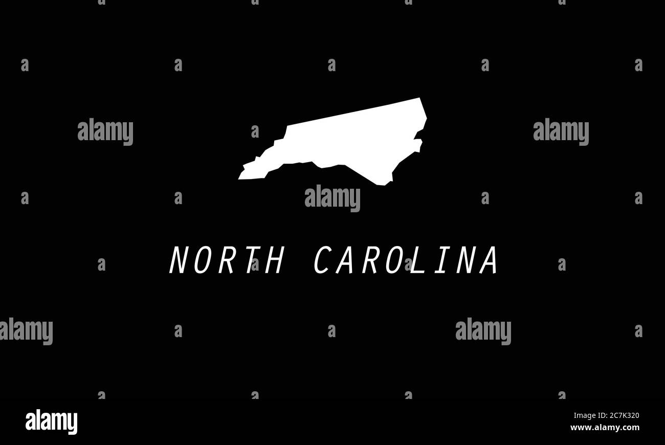 North Carolina map state vector illustration Stock Vector Image & Art ...