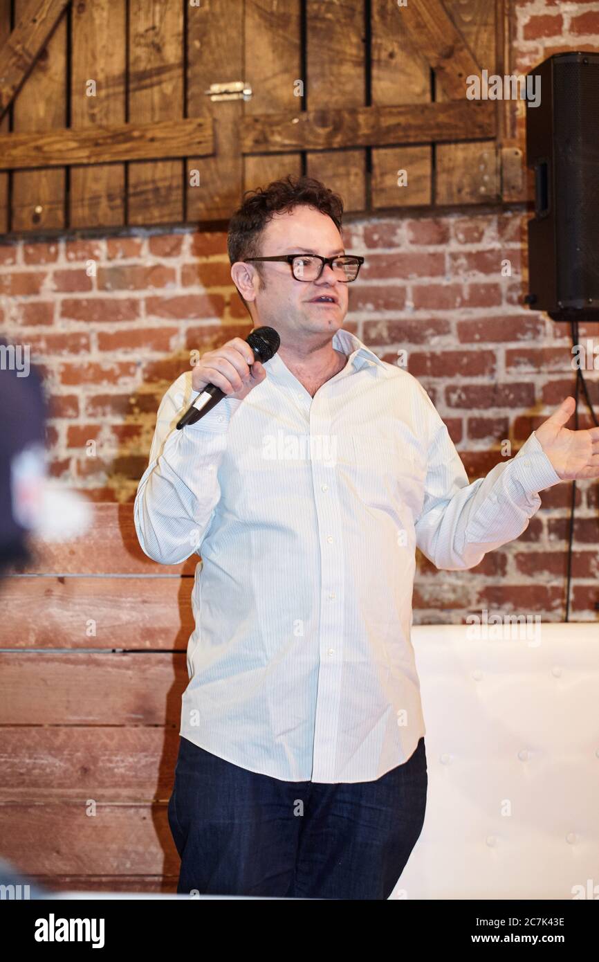 LOS ANGELES, UNITED STATES - Feb 09, 2019: Alex Halperin of WeedWeek ...