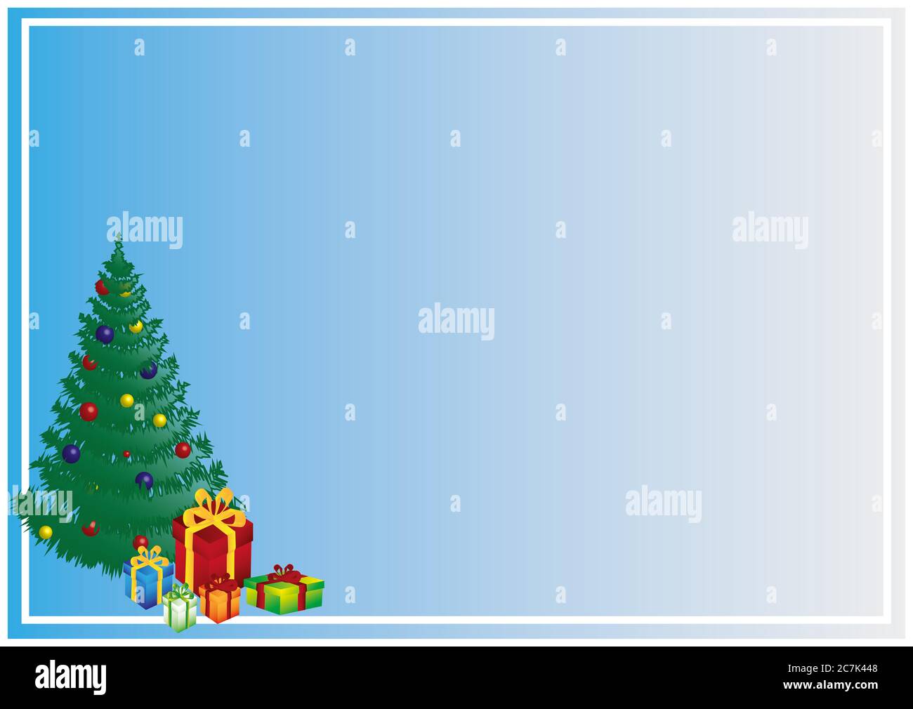 Vector christmas frame copy Cut Out Stock Images & Pictures - Alamy