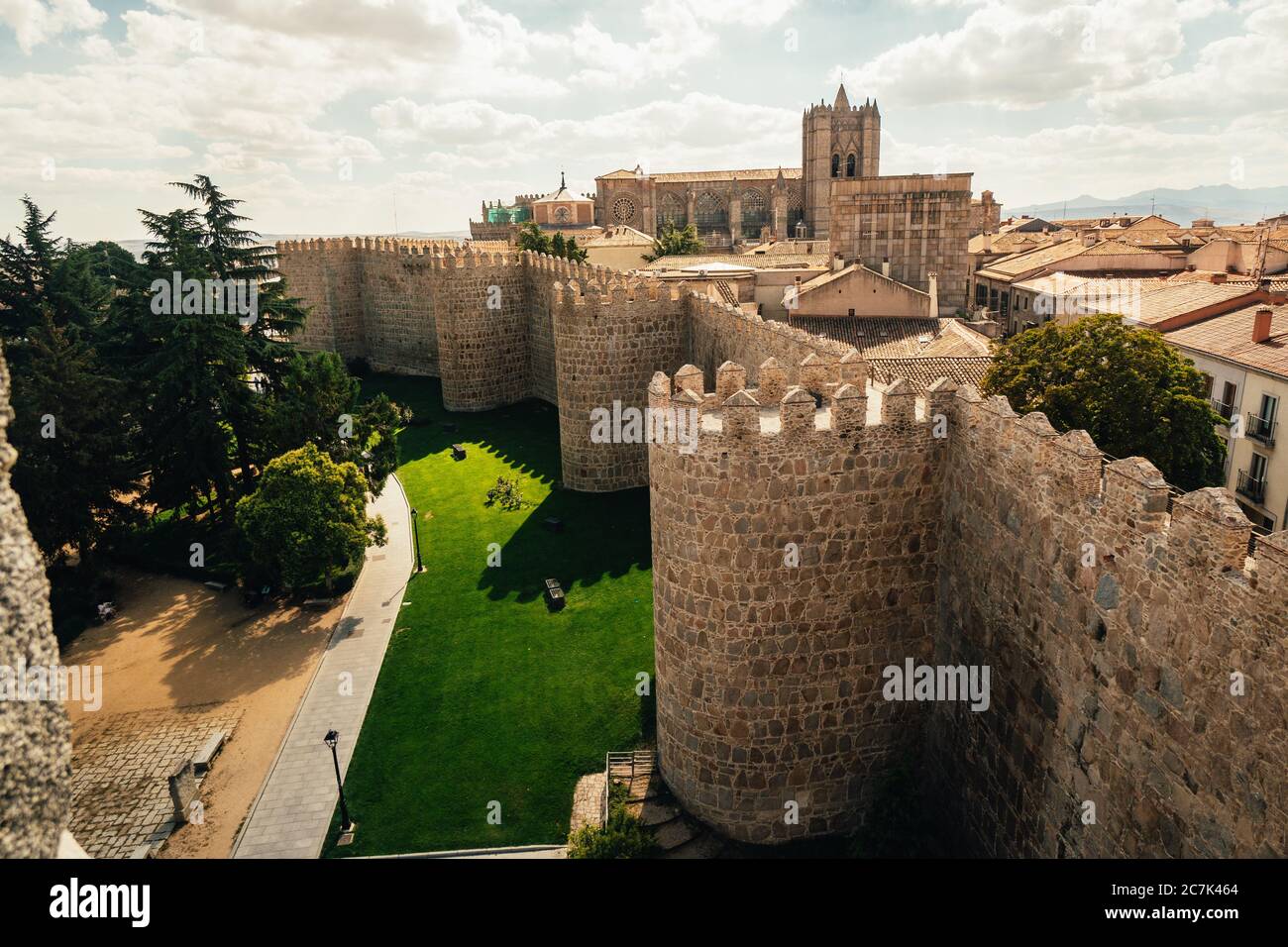Avila castle inside view hi-res stock photography and images - Alamy