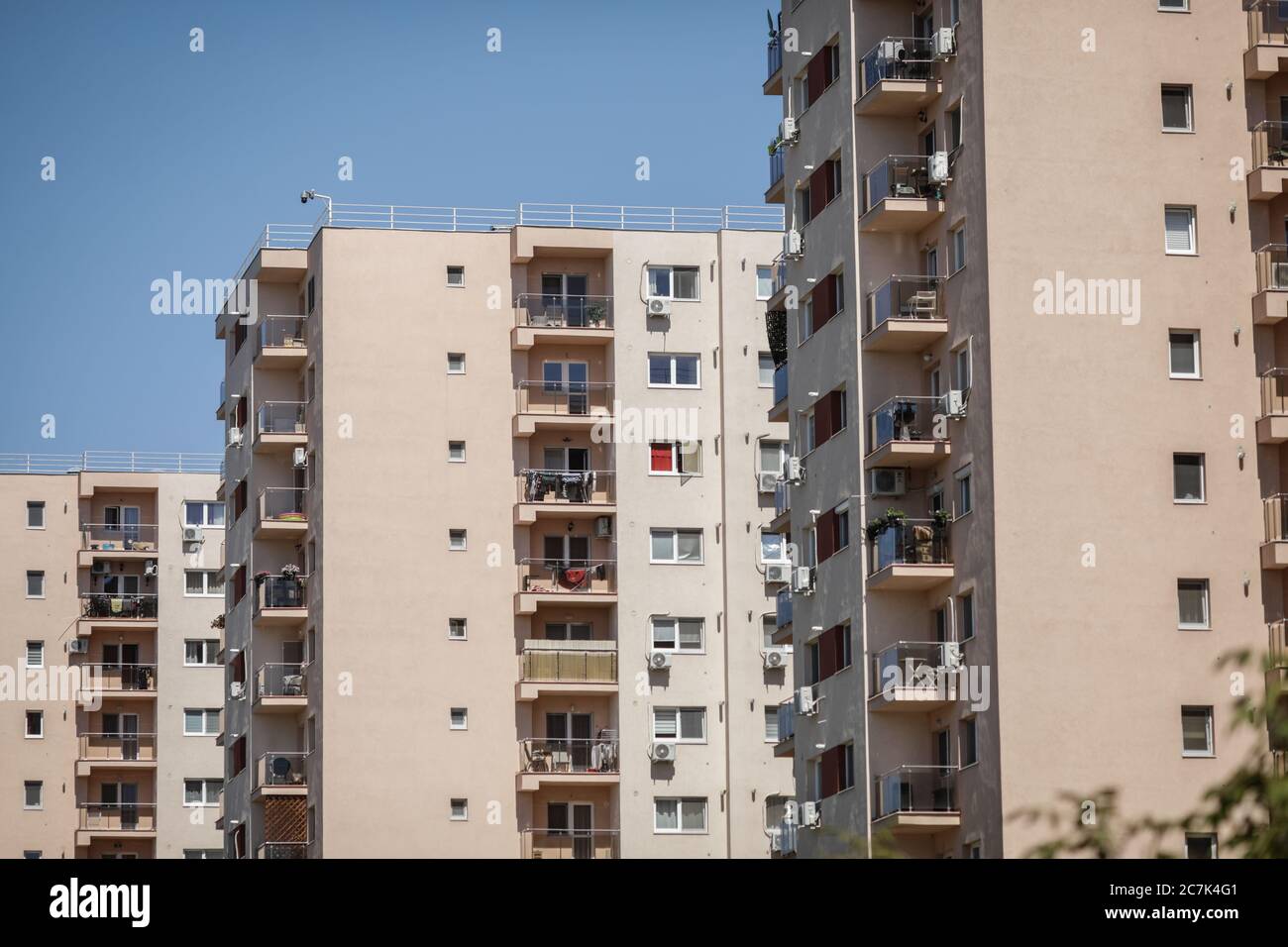 Bucharest apartment block hi-res stock photography and images - Alamy