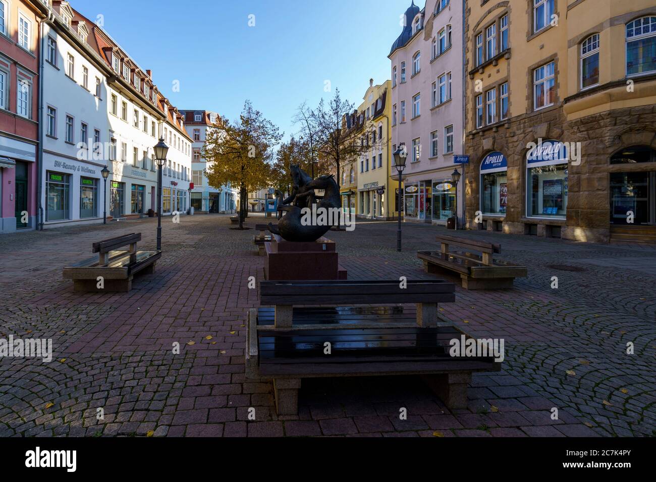 City view Zeitz, Burgenlandkreis, Saxony-Anhalt, Germany Stock Photo ...