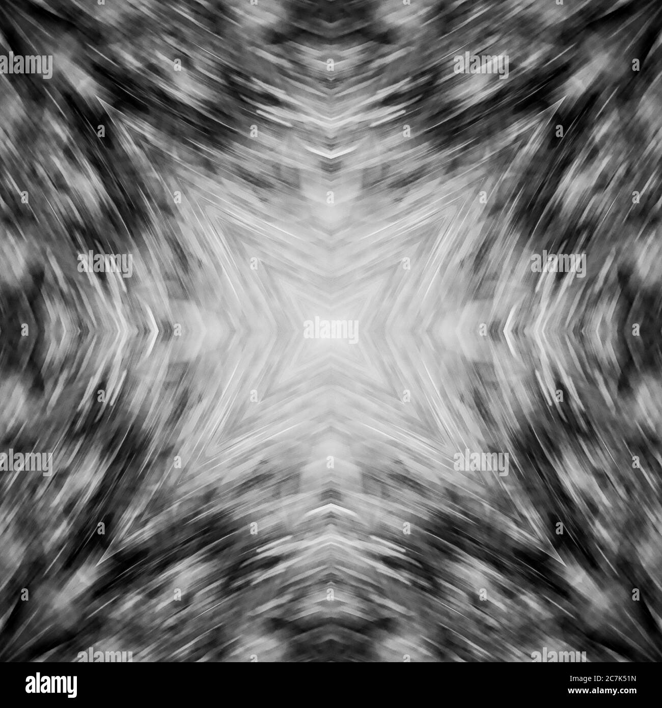 Computer graphics, pattern - kaleidoscope, seamless surreal magic ...