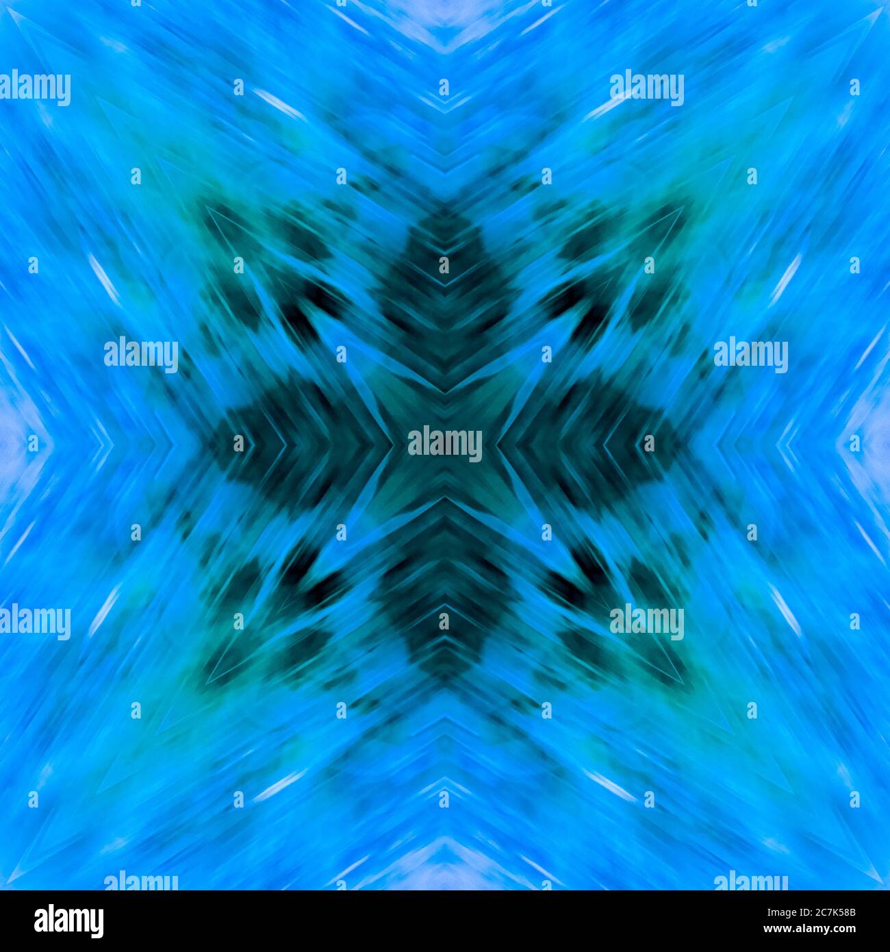 Computer graphics, pattern - kaleidoscope, seamless surreal magical ...