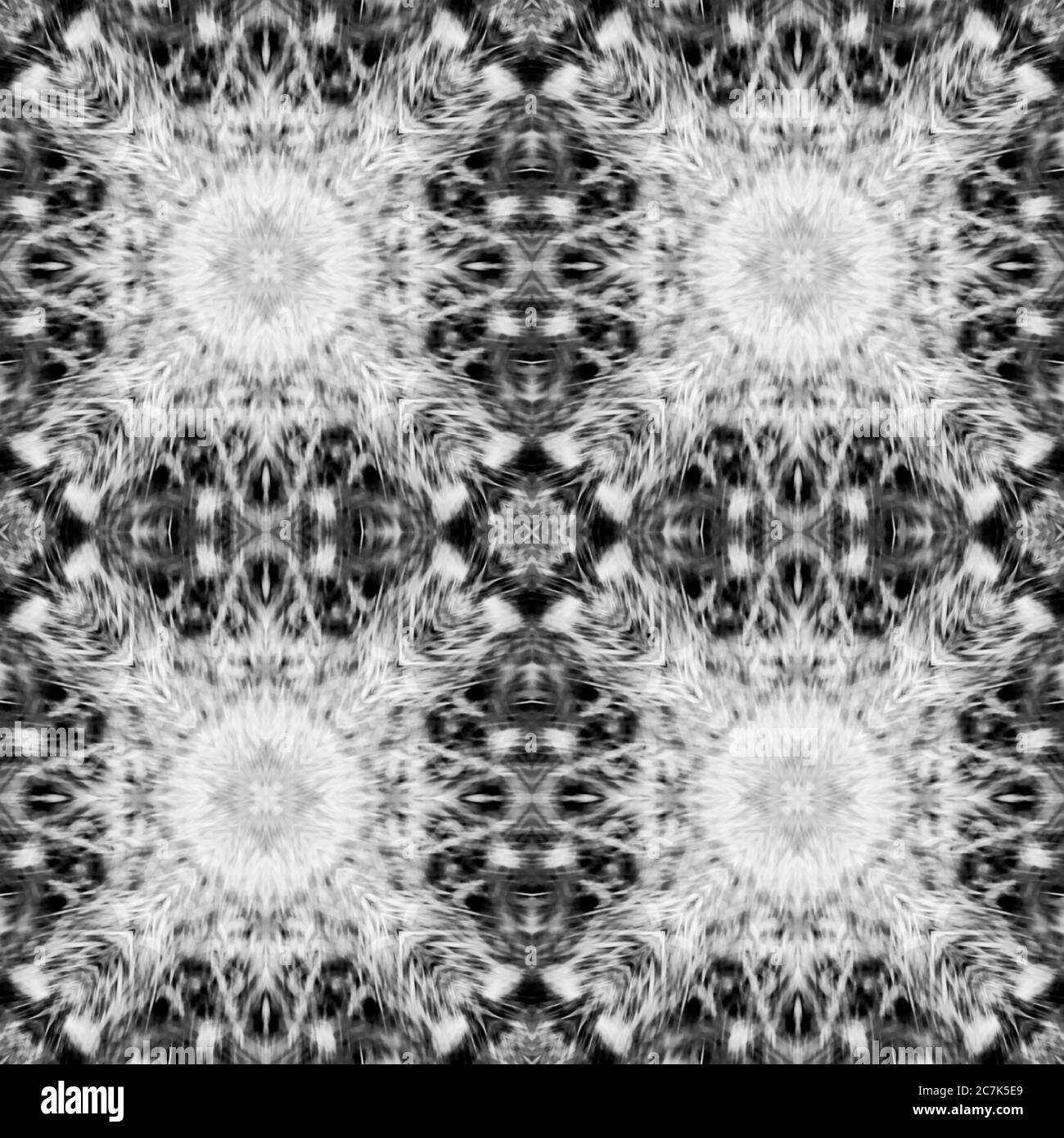 Computer graphics, pattern - kaleidoscope, seamless surreal magic ...