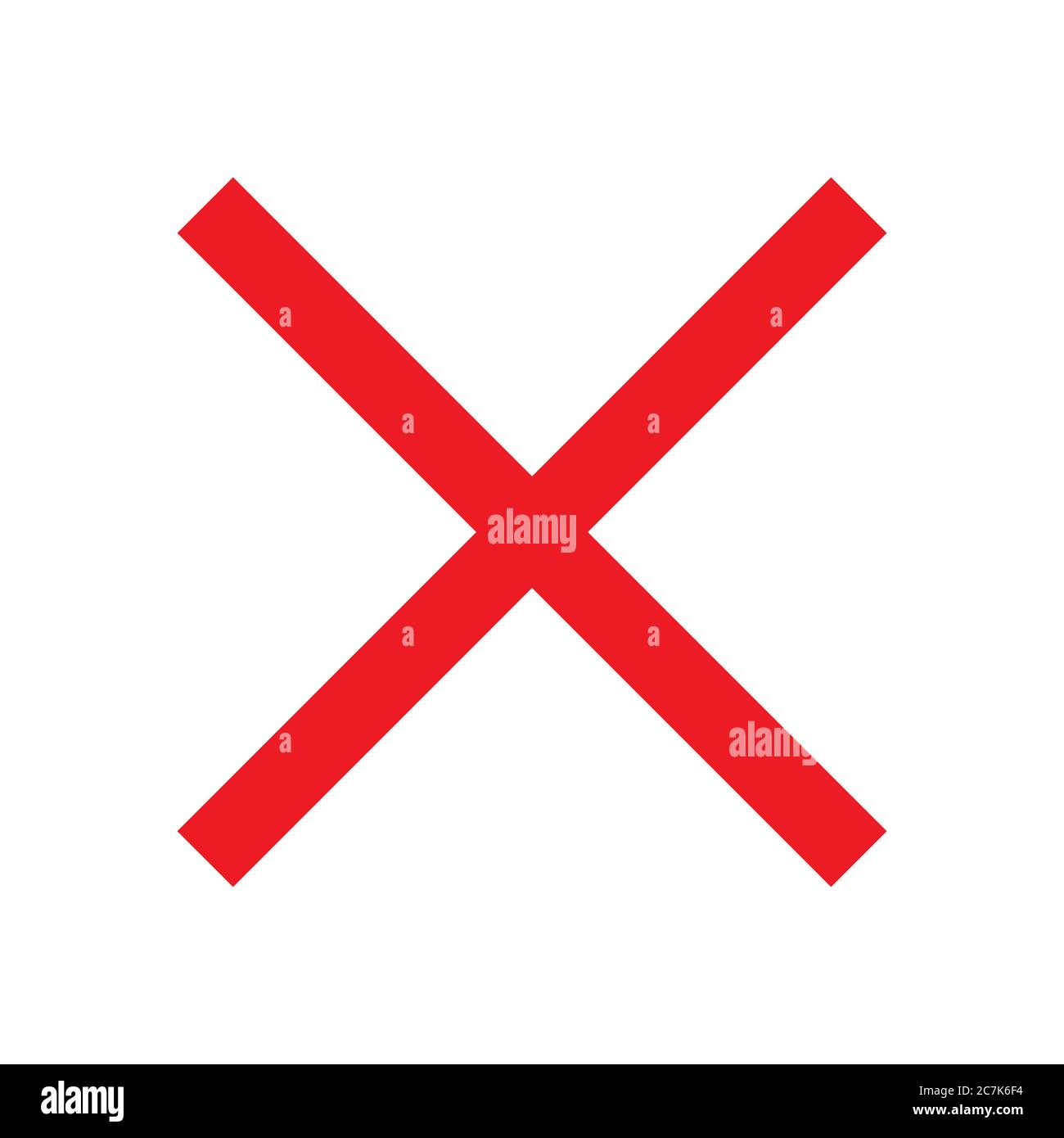 cross x sign vector design template illustration Stock Vector Image ...
