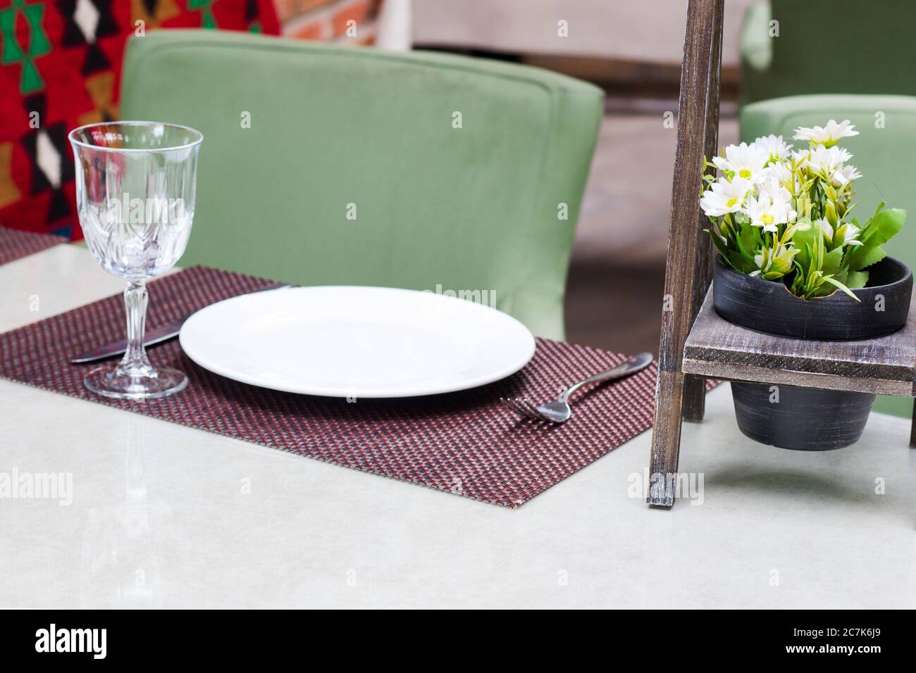TBILISI, GEORGIA - Restaurant setting table, luxury tableware and ...