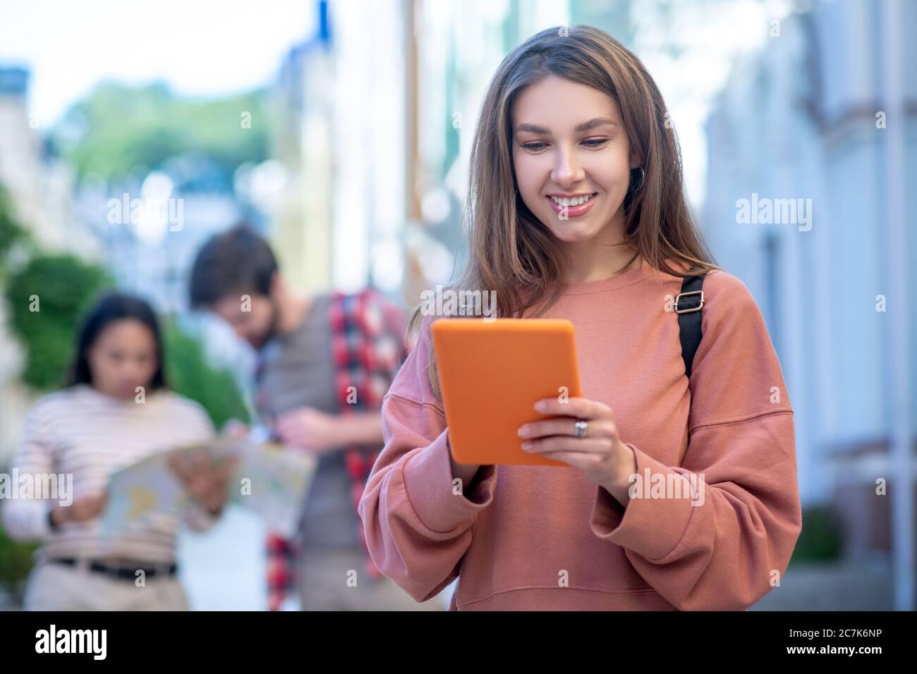 Carefully looking at screen hi-res stock photography and images - Alamy