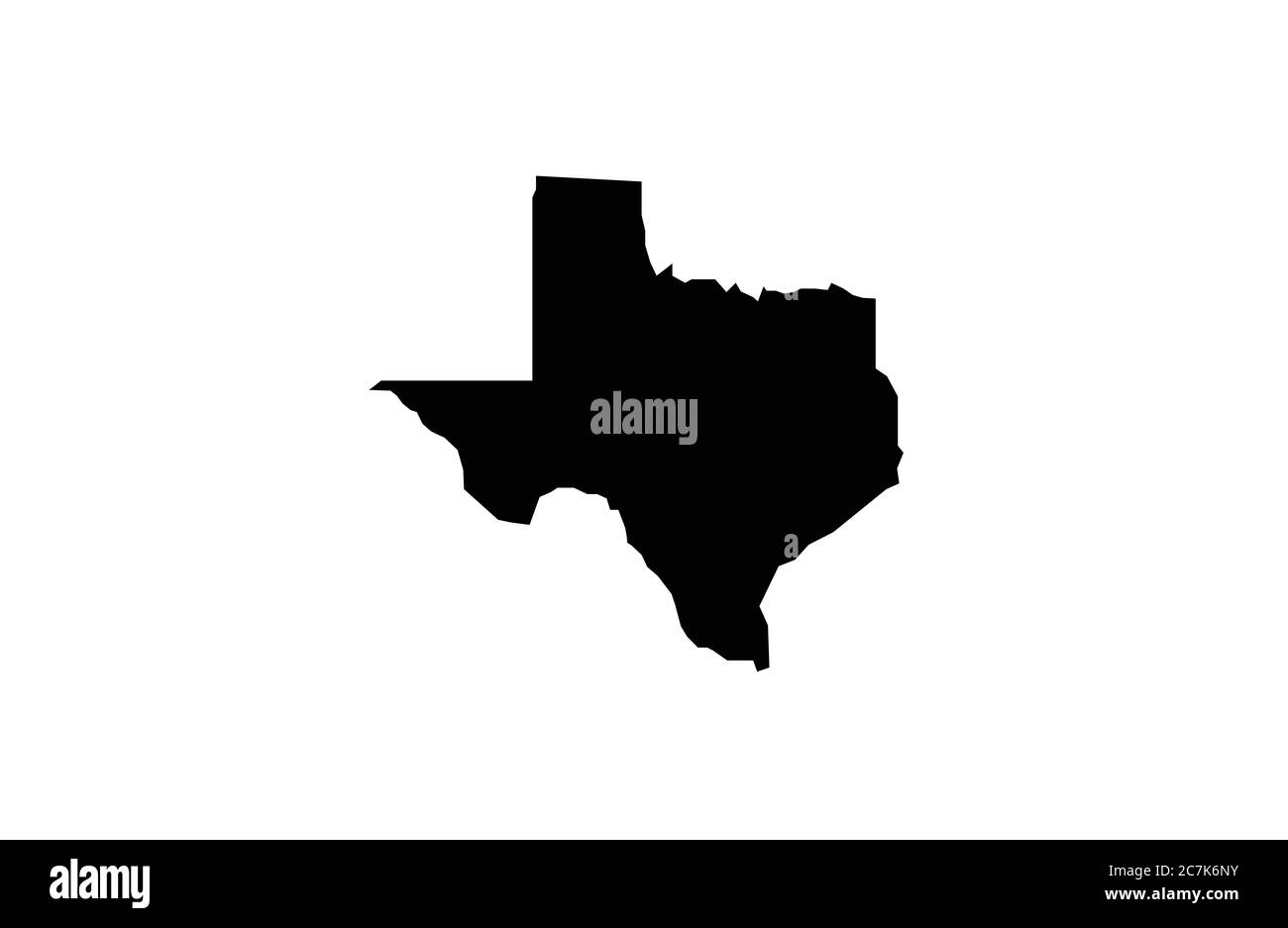Texas map outline state vector illustration Stock Vector Image & Art ...