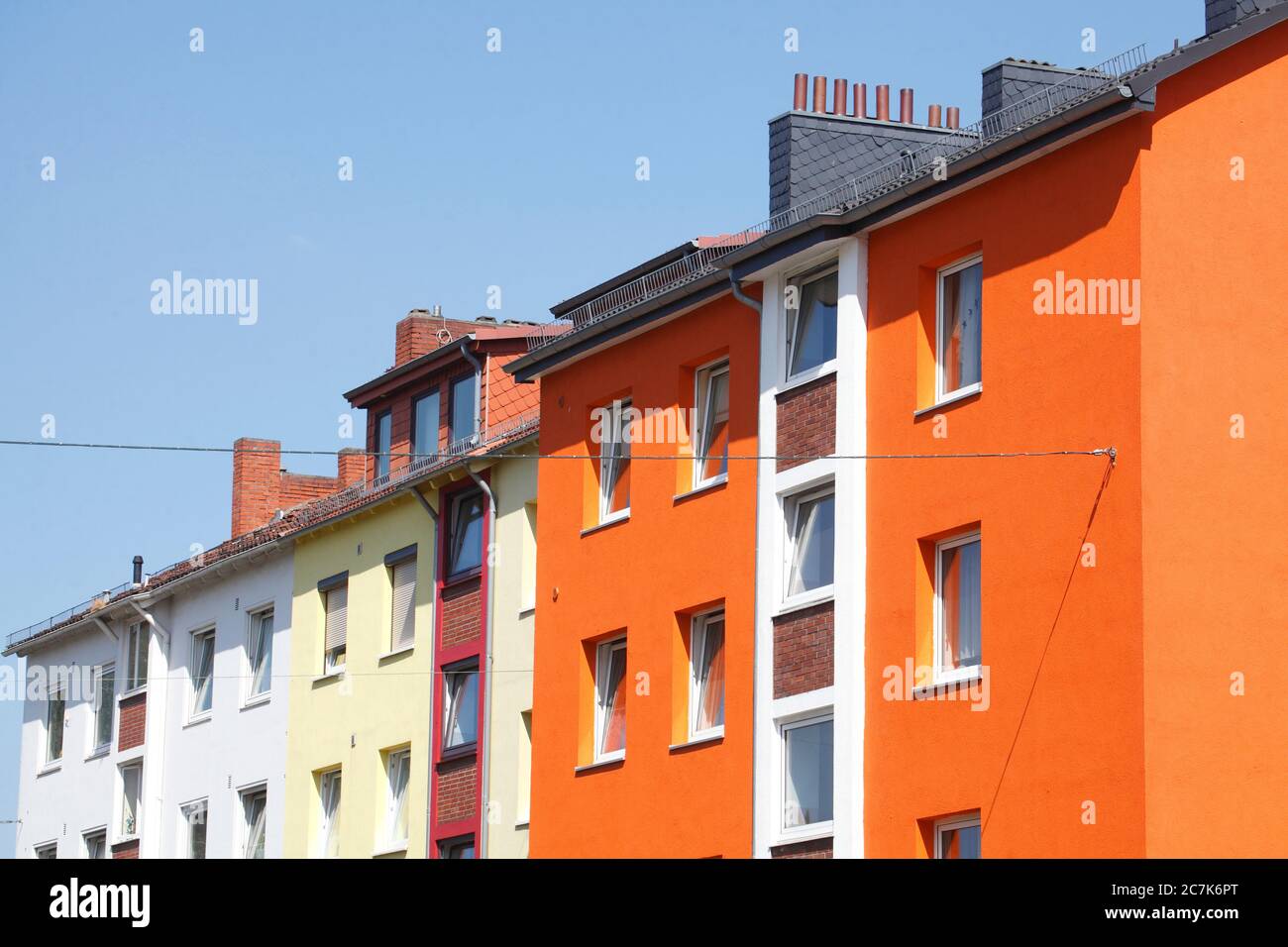 Multi coloured modern housing hi-res stock photography and images - Alamy