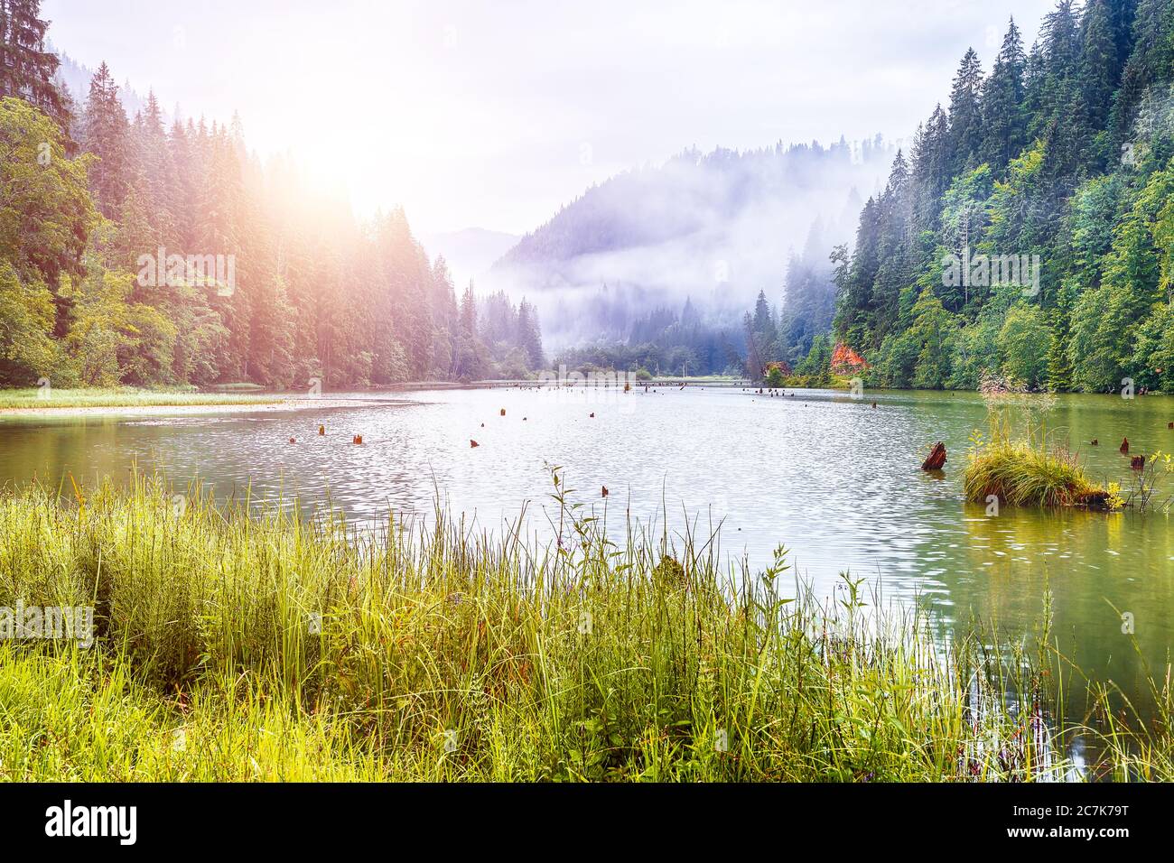 Lacul rosu red lake hi-res stock photography and images - Alamy