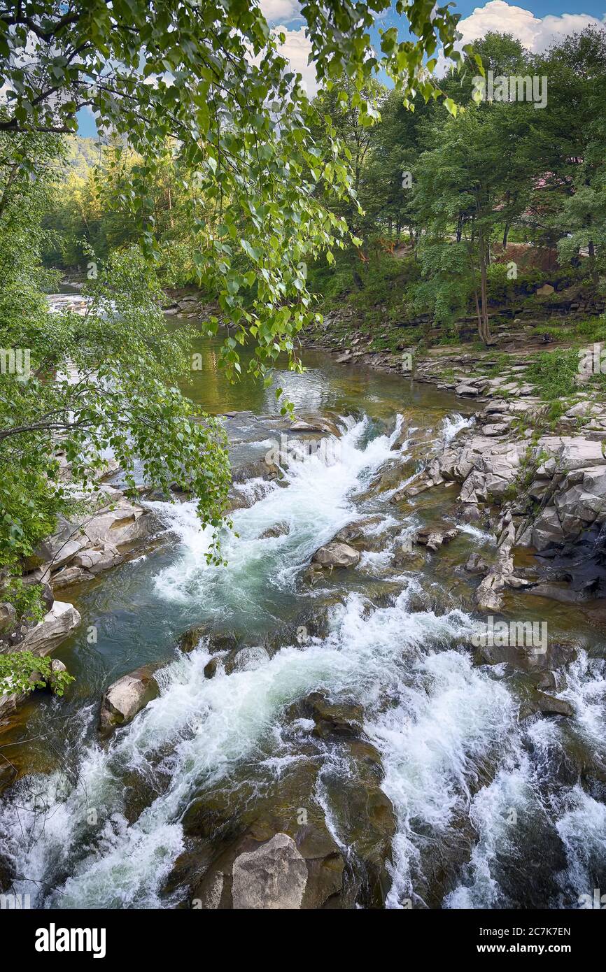 Fast mountain river clean water hi-res stock photography and images - Alamy