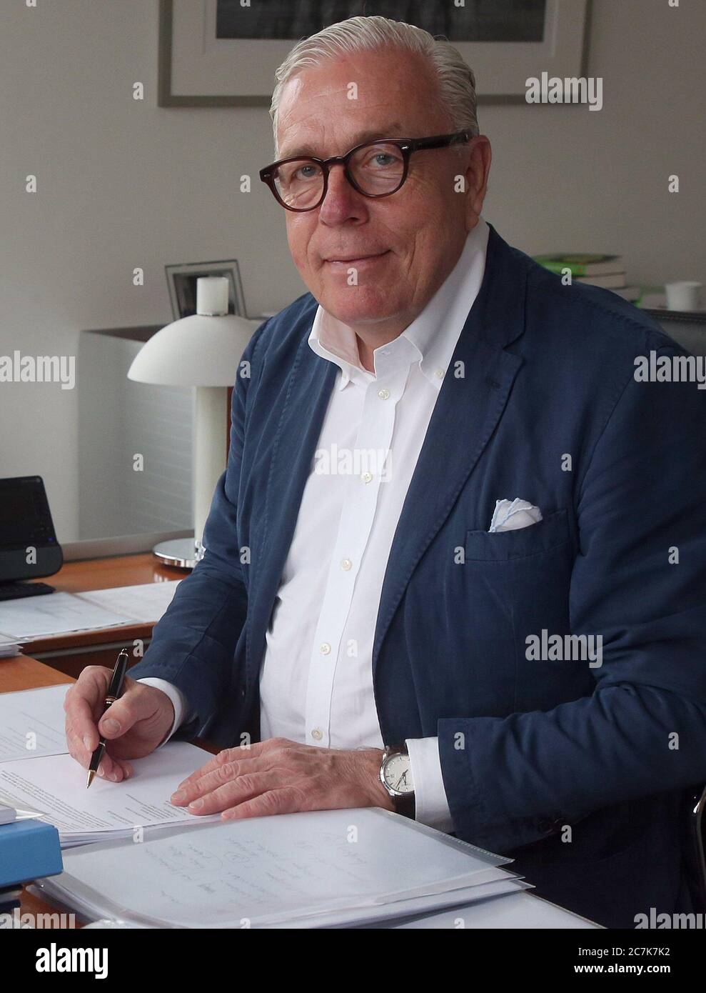 Berlin, Germany. 15th July, 2020. Klaus Reinhardt, President of the ...