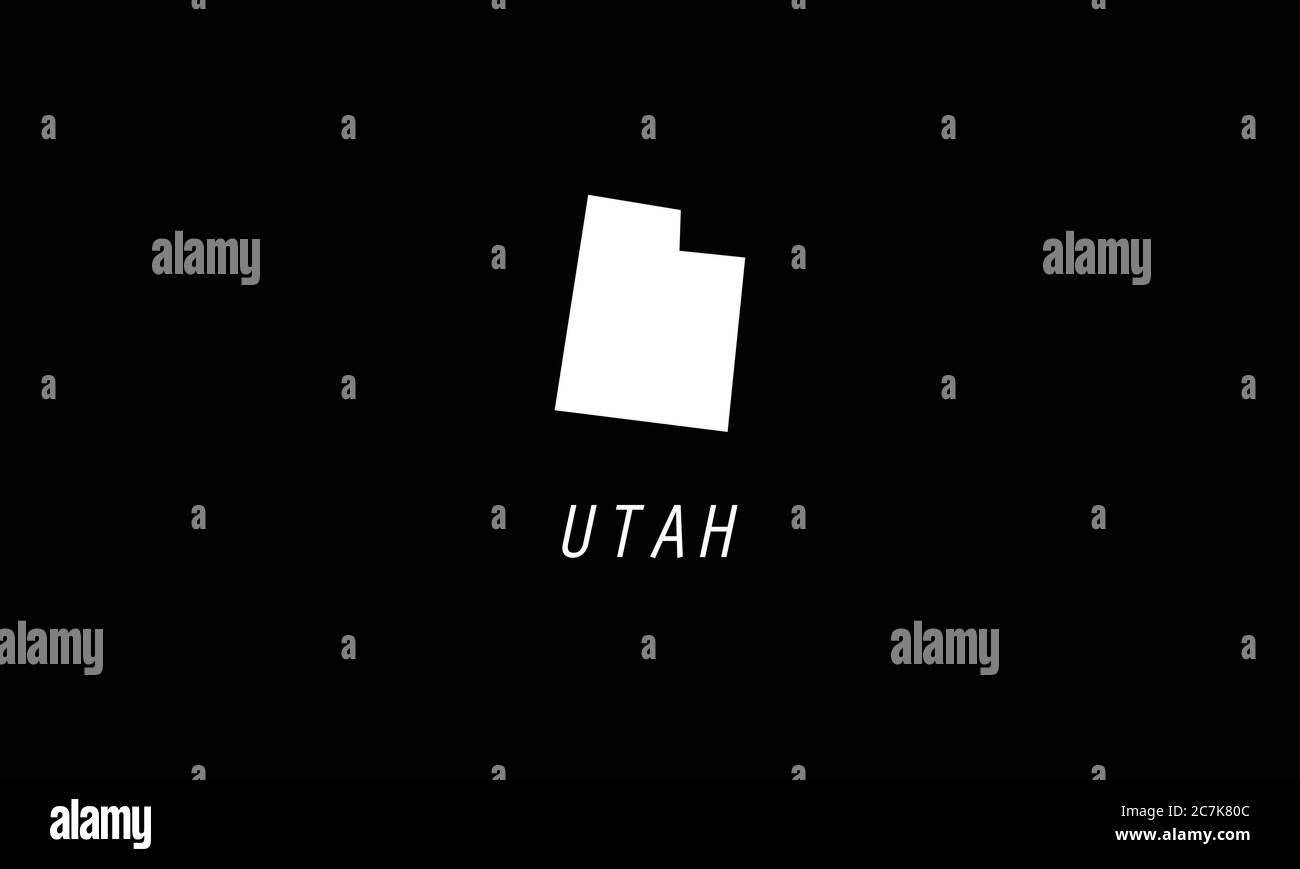 Utah map outline vector illustration Stock Vector Image & Art - Alamy
