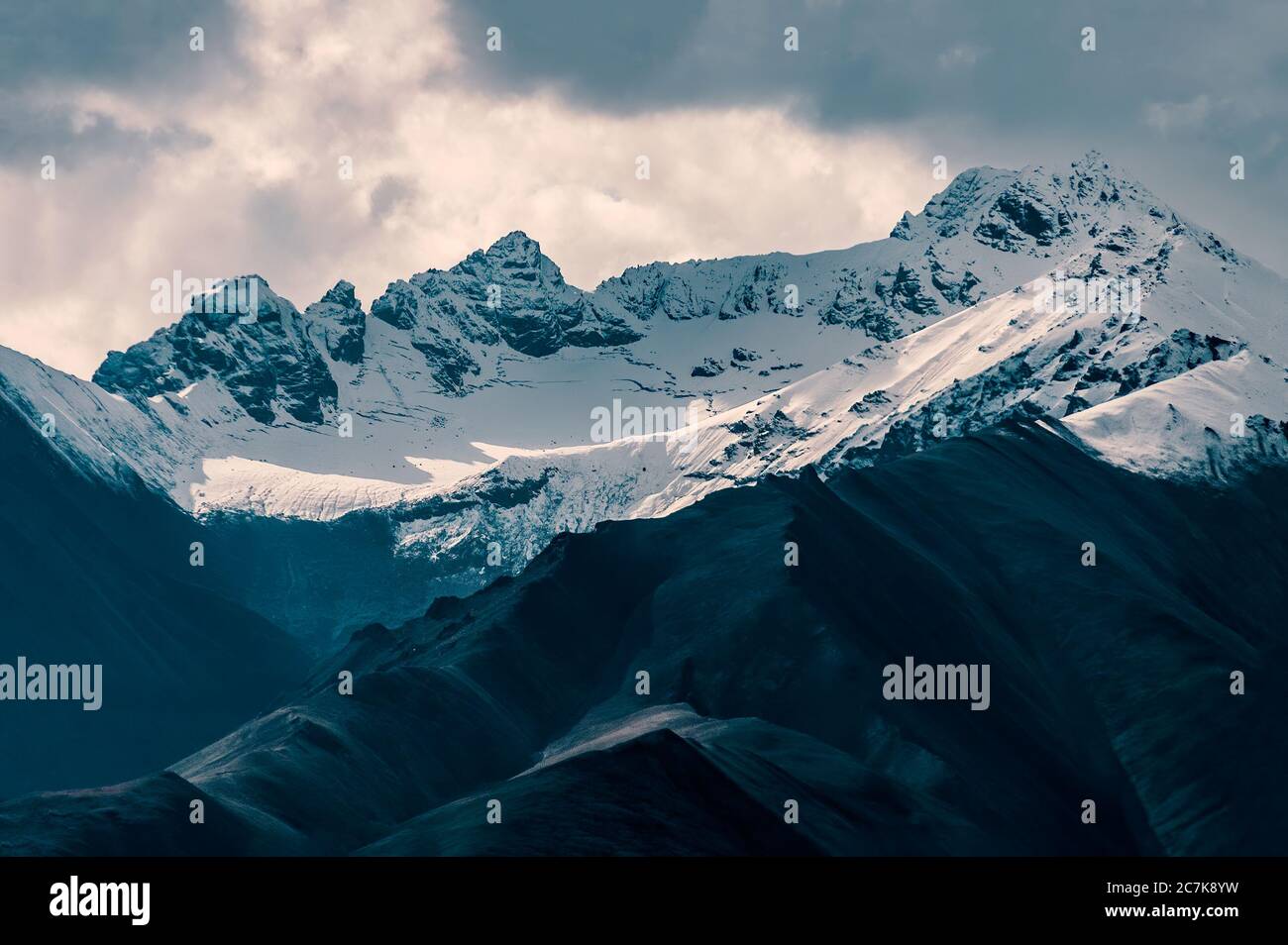 Mount Denali, also known as Mount McKinley, the tallest peak in ...