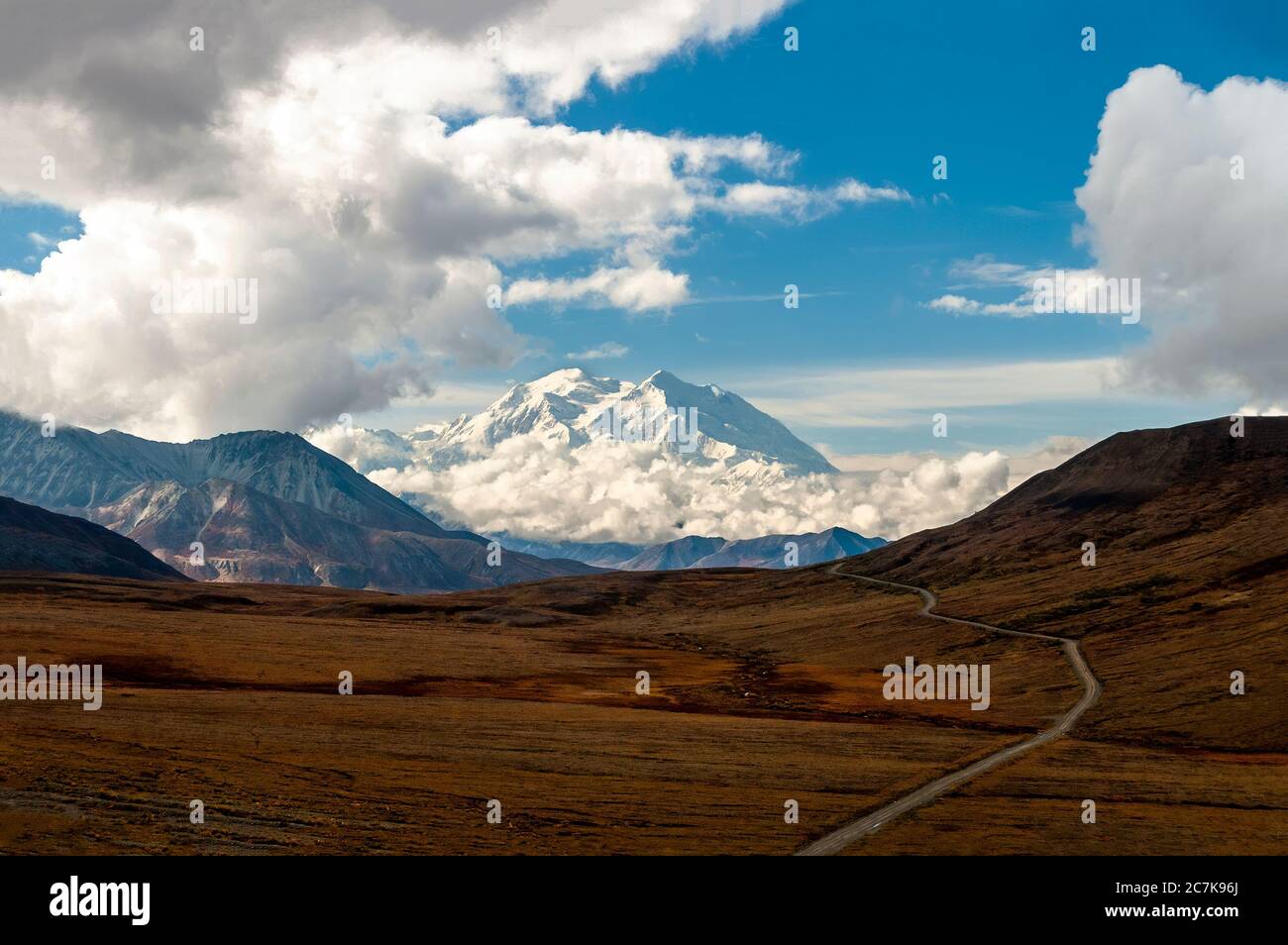 Mount Denali, also known as Mount McKinley, the tallest peak in ...