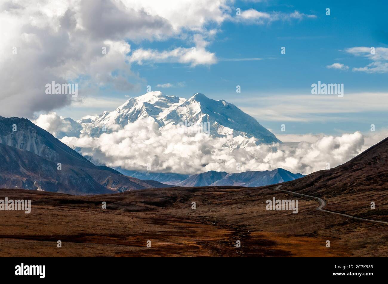 Mount Denali, also known as Mount McKinley, the tallest peak in ...