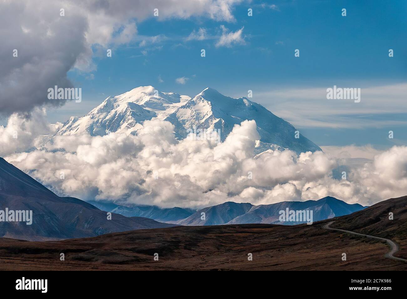 Mount Denali, also known as Mount McKinley, the tallest peak in ...