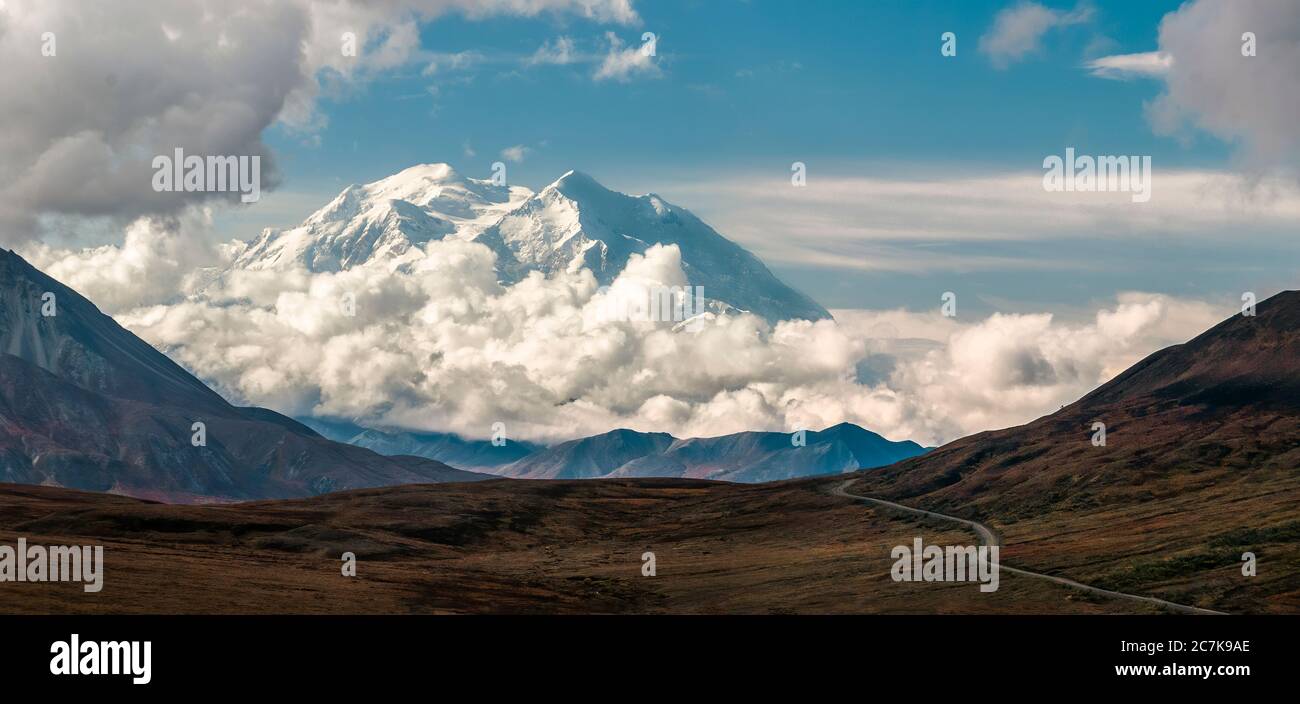 Mount Denali, also known as Mount McKinley, the tallest peak in ...