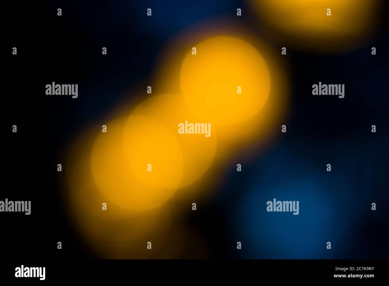 Abstract, texture and background of circles, no focus, blur and out of ...