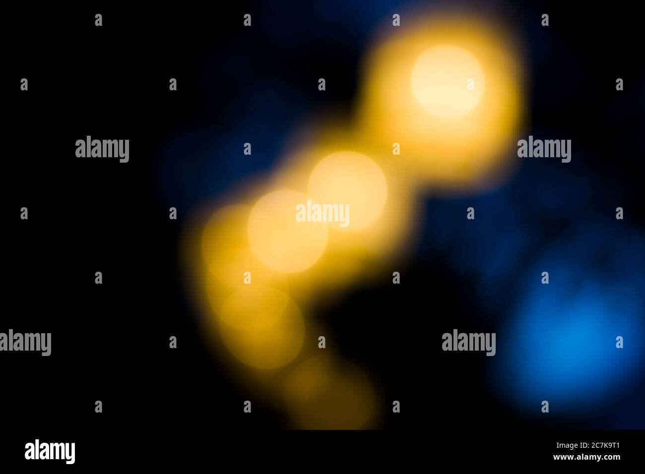 Abstract, texture and background of circles, no focus, blur and out of ...