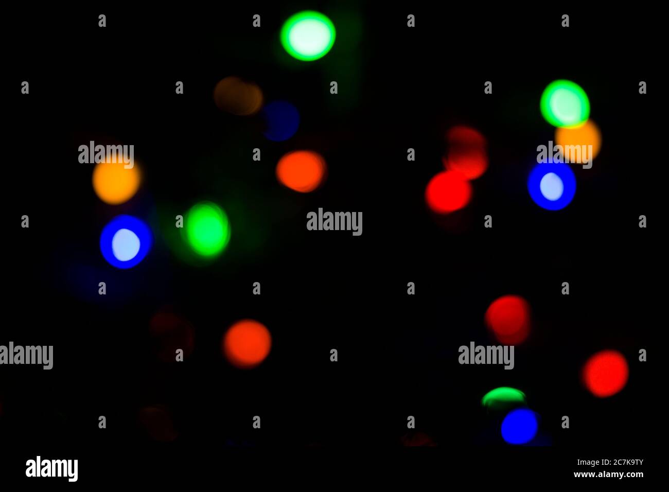 Abstract, texture and background of circles, no focus, blur and out of ...