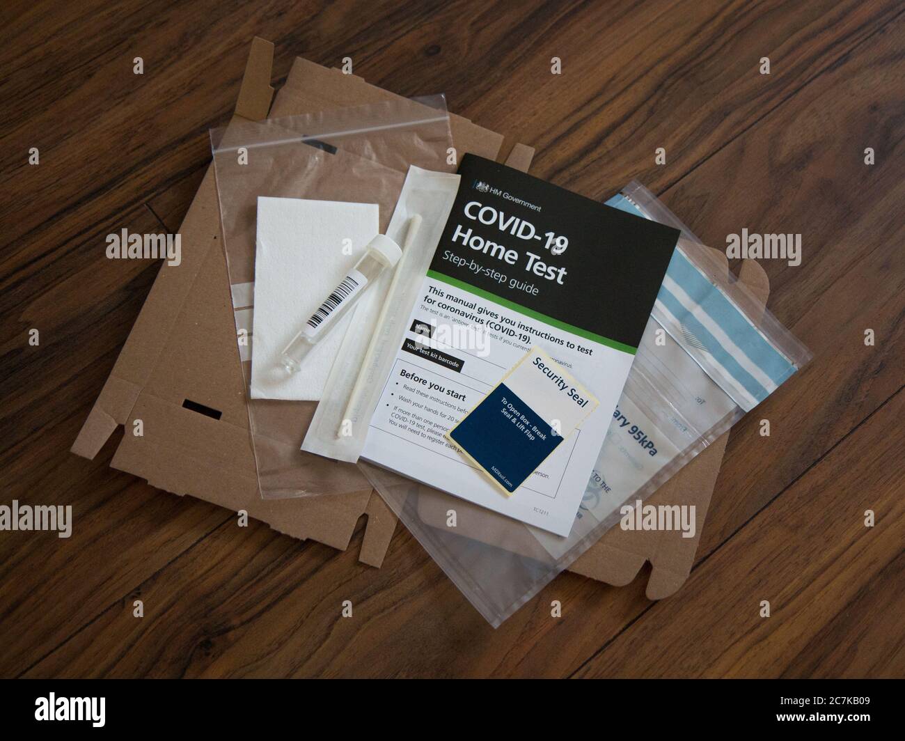 Covid-19 home test Stock Photo - Alamy