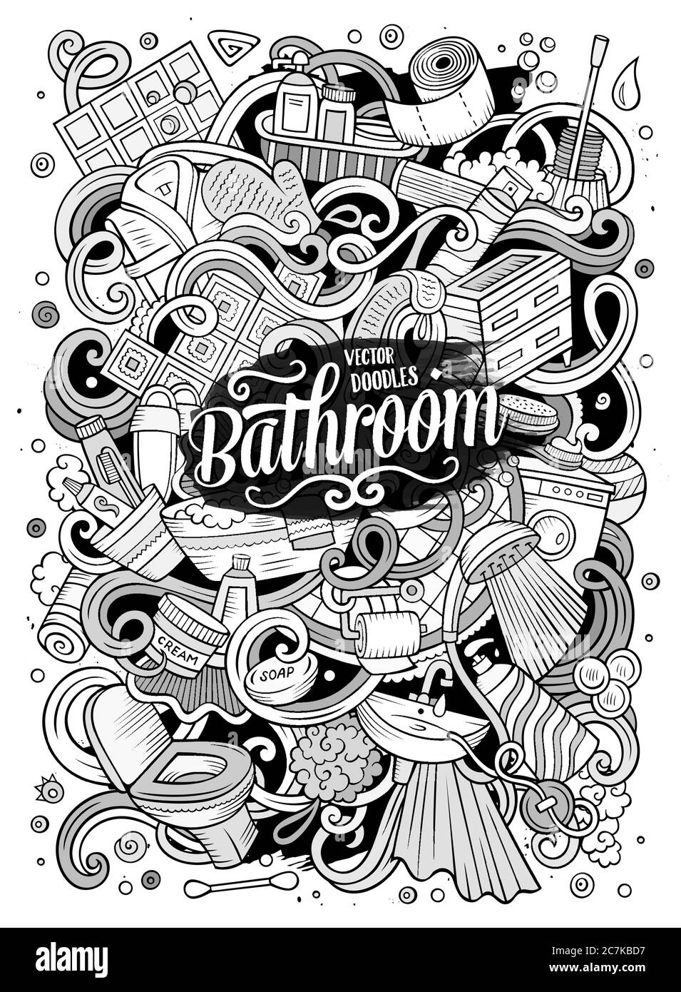 Cute towel art Black and White Stock Photos & Images - Alamy