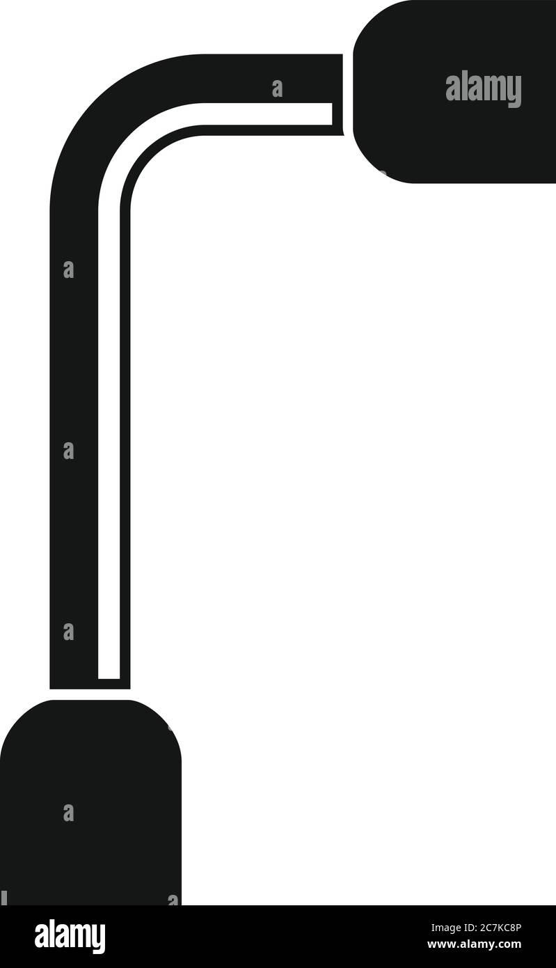 Car wheel key icon. Simple illustration of car wheel key vector icon ...