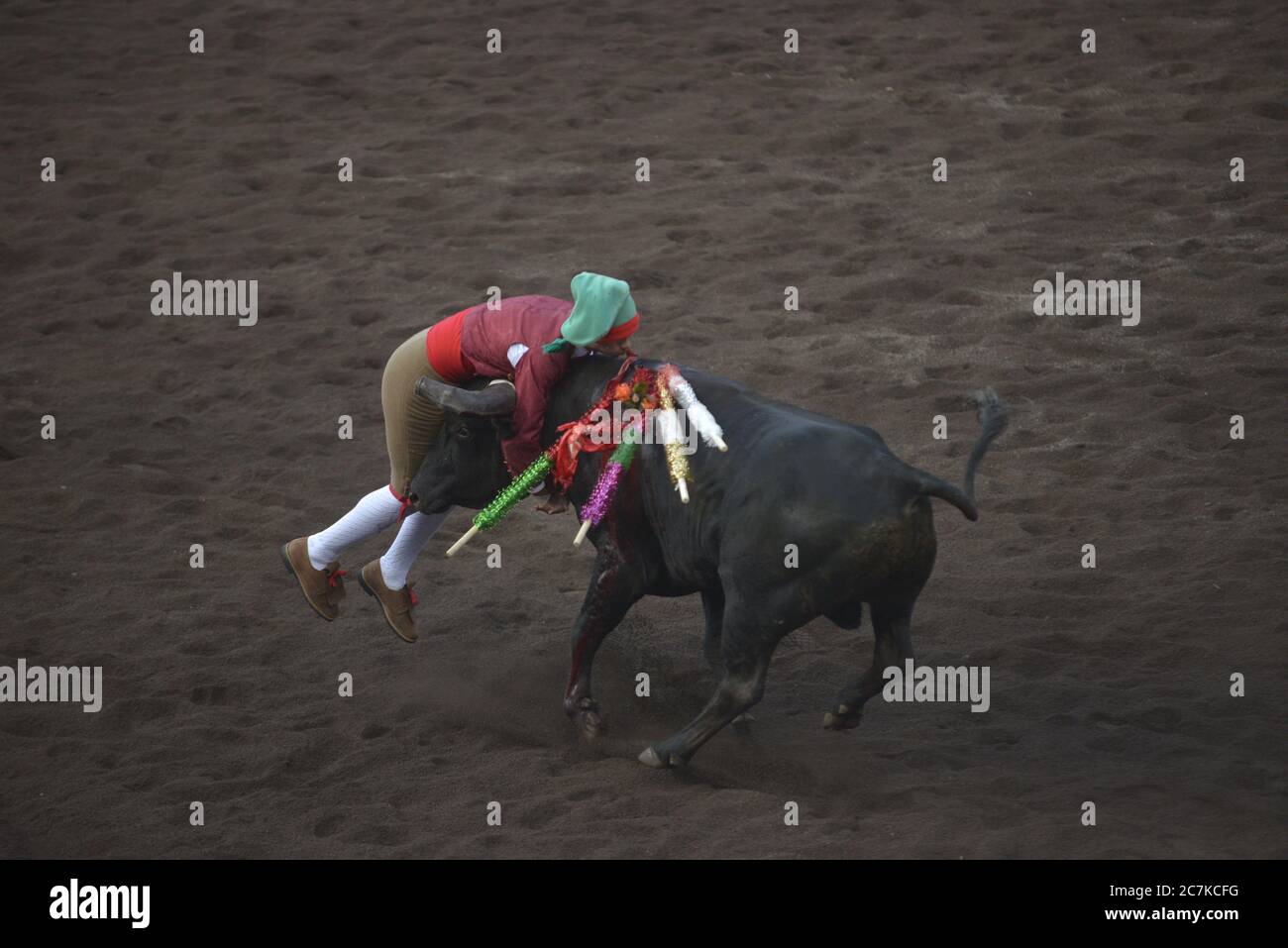 Bullfighting in Graciosa Island, Azores, Portugal Stock Photo - Alamy