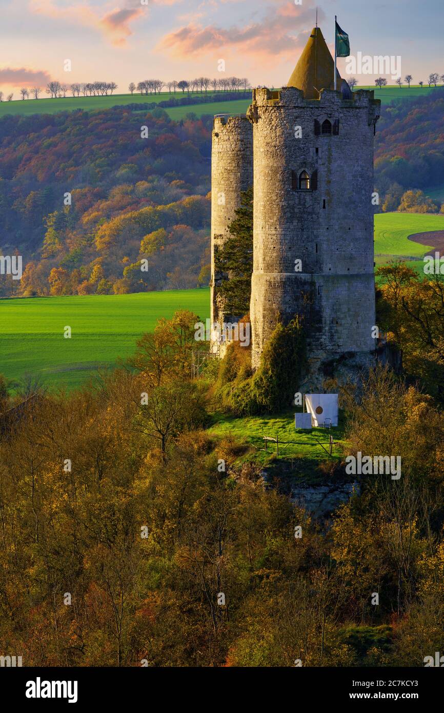 Saaleck castle ruins near bad kosen hi-res stock photography and images ...