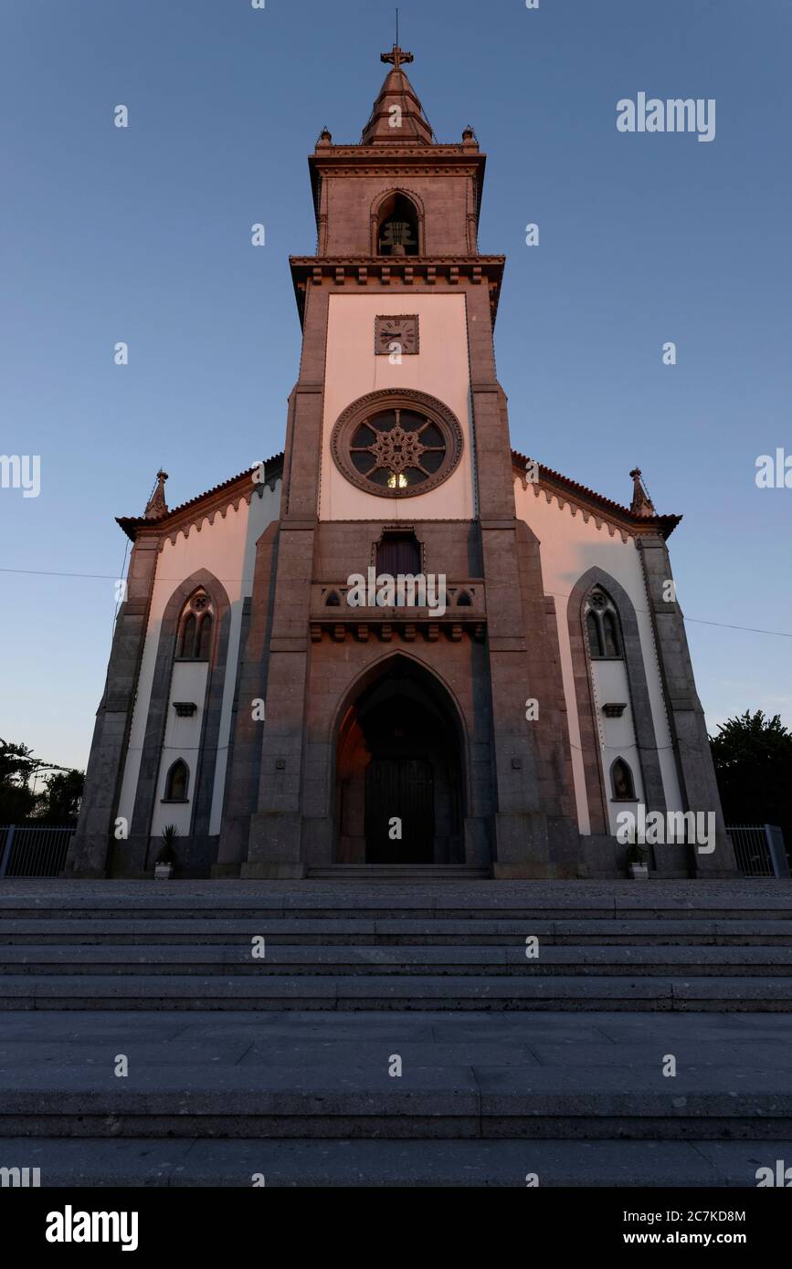 Igreja Nova de Sao José in Fafe, Portugal. The church was designed by ...