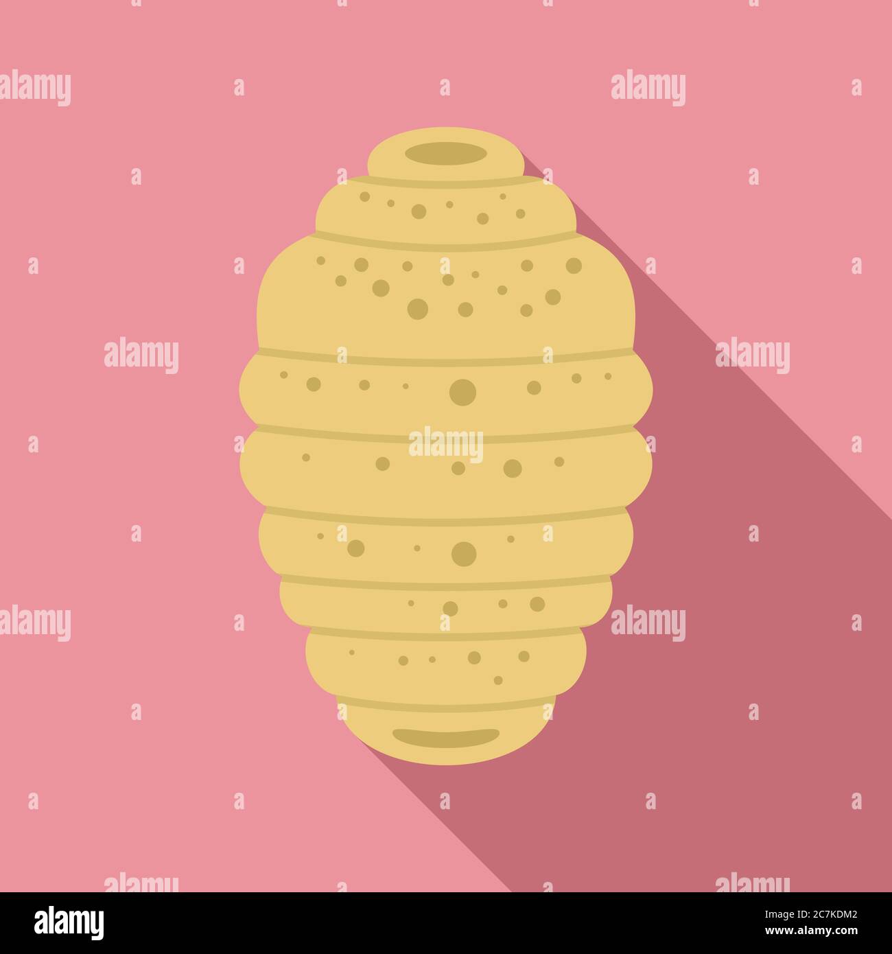 Parasite leech icon. Flat illustration of parasite leech vector icon ...