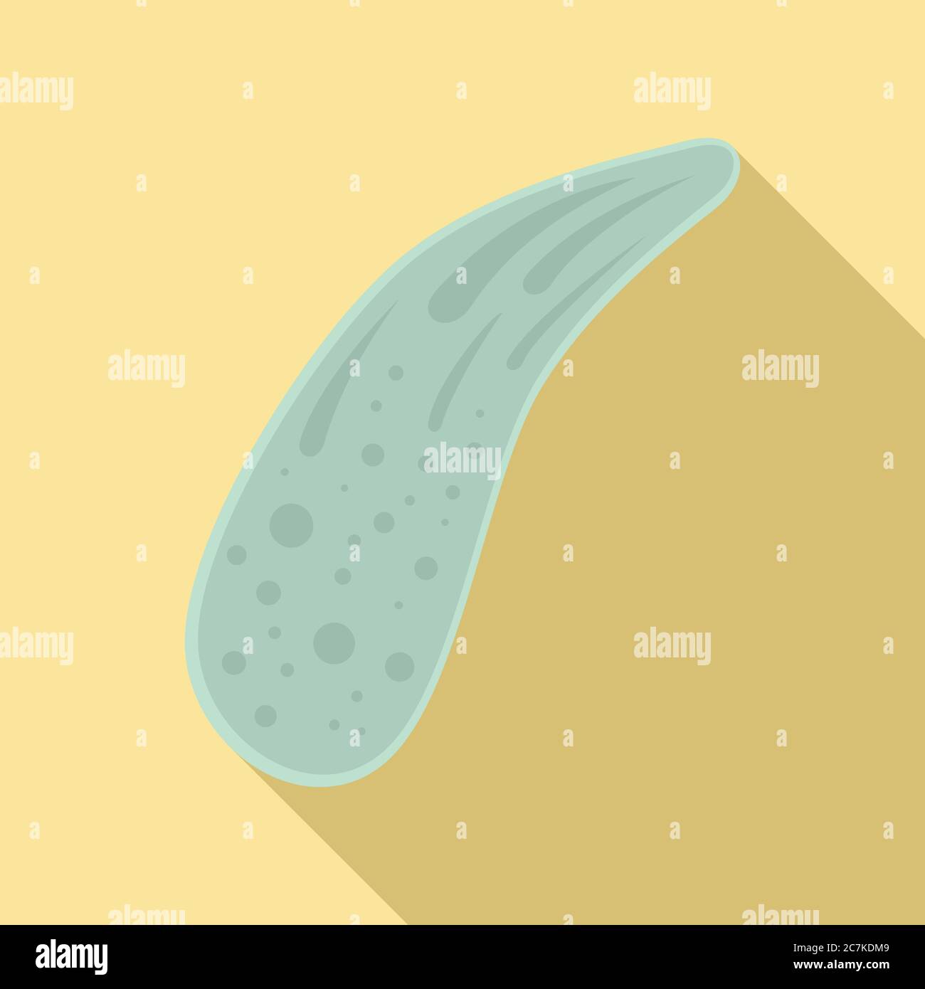 Parasite cell icon. Flat illustration of parasite cell vector icon for ...