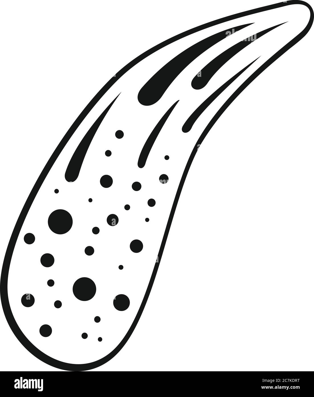 Parasite cell icon. Simple illustration of parasite cell vector icon ...