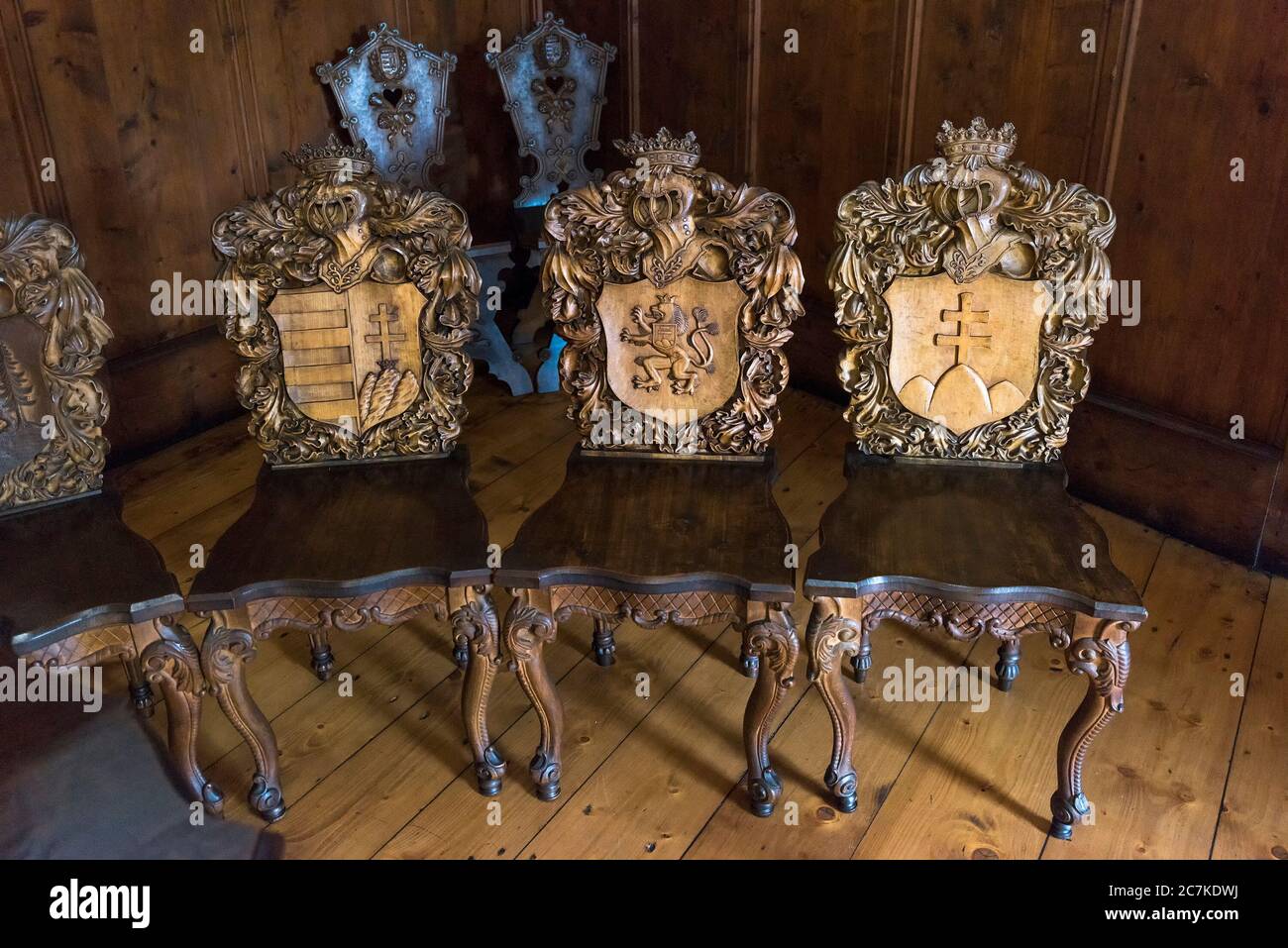 May 2019 Slovakia. Orava Castle interior Stock Photo - Alamy