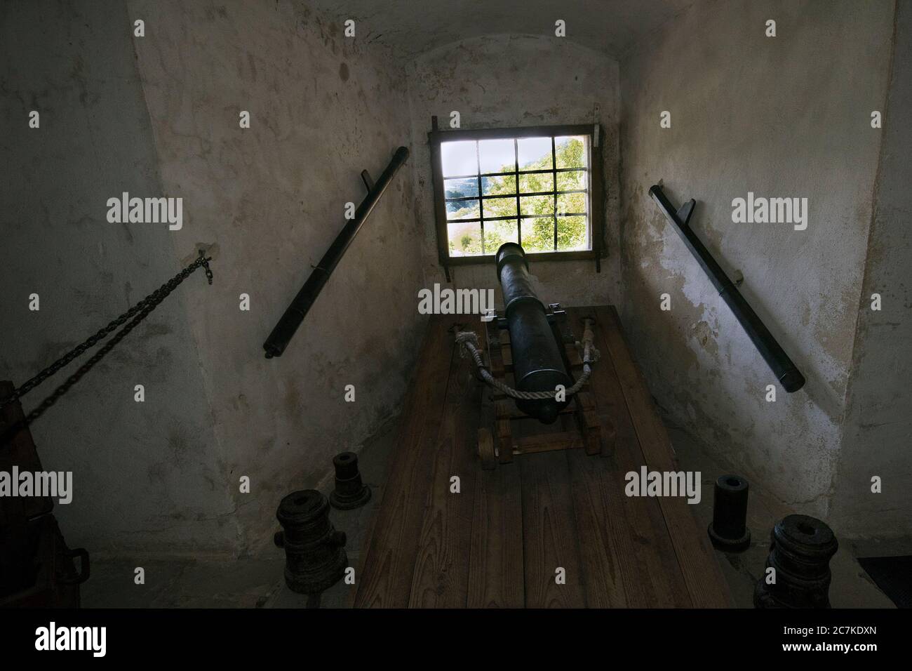 May 2019 Slovakia. Orava Castle interior Stock Photo - Alamy