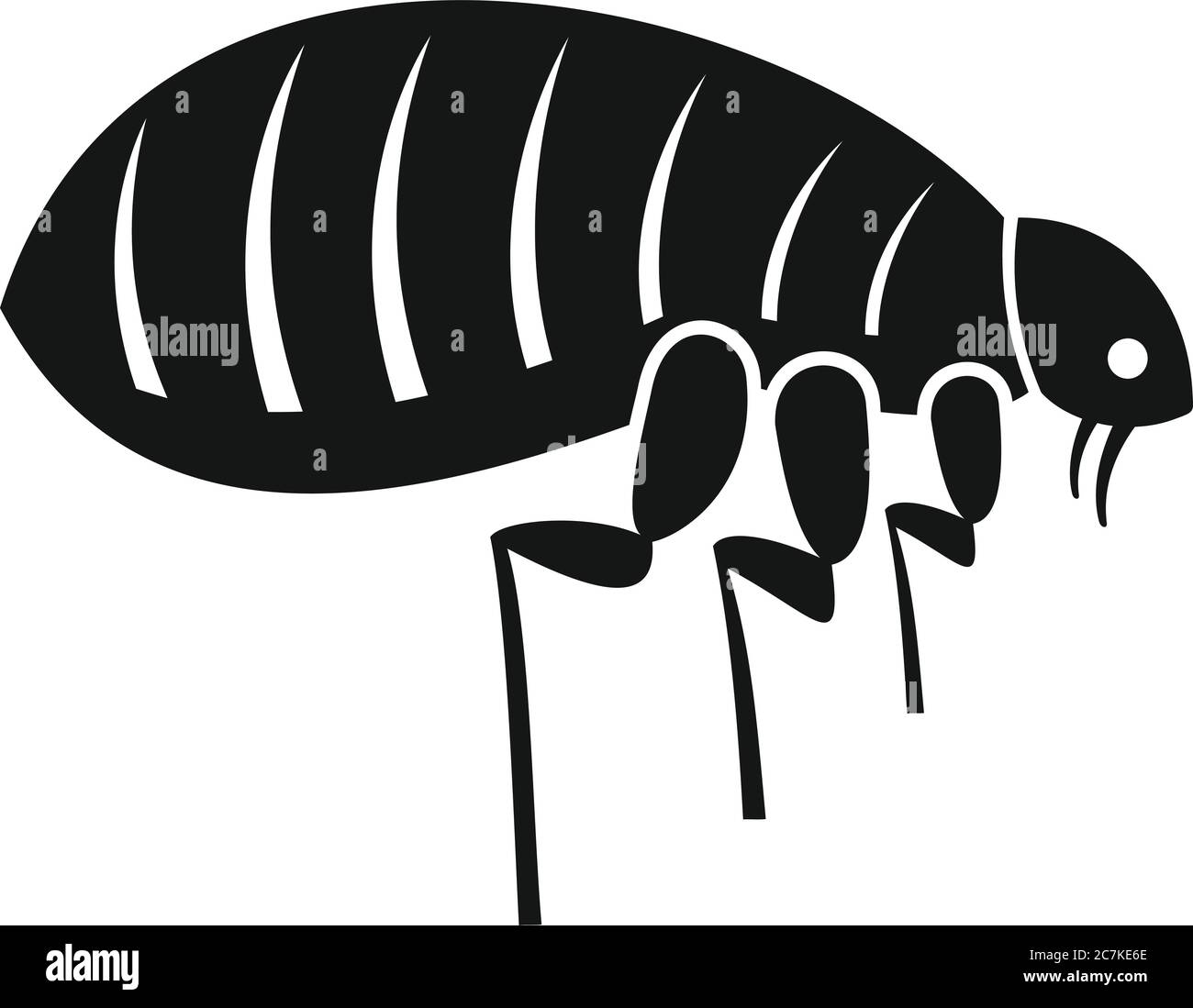 Parasite bug icon. Simple illustration of parasite bug vector icon for ...