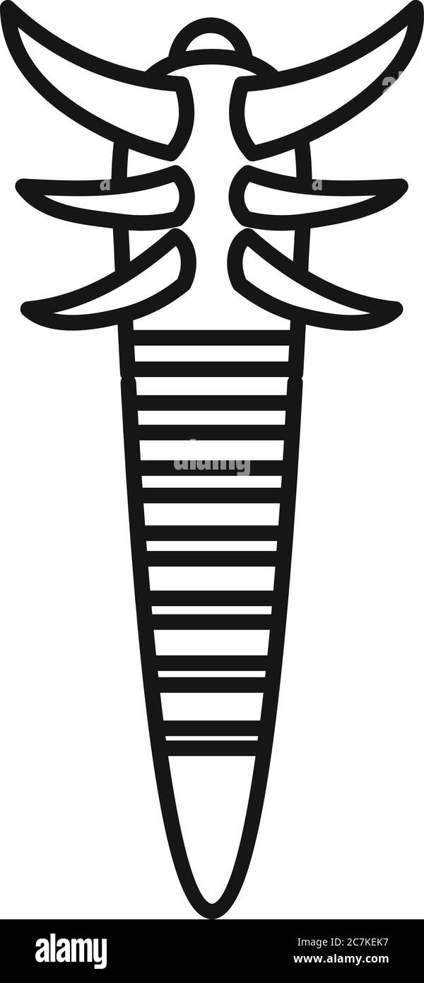 New parasite icon. Outline new parasite vector icon for web design ...