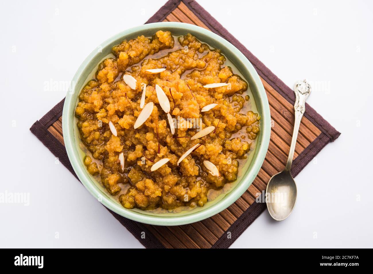 Moong dal halwa is a classic Indian sweet dish made with moong lentils ...