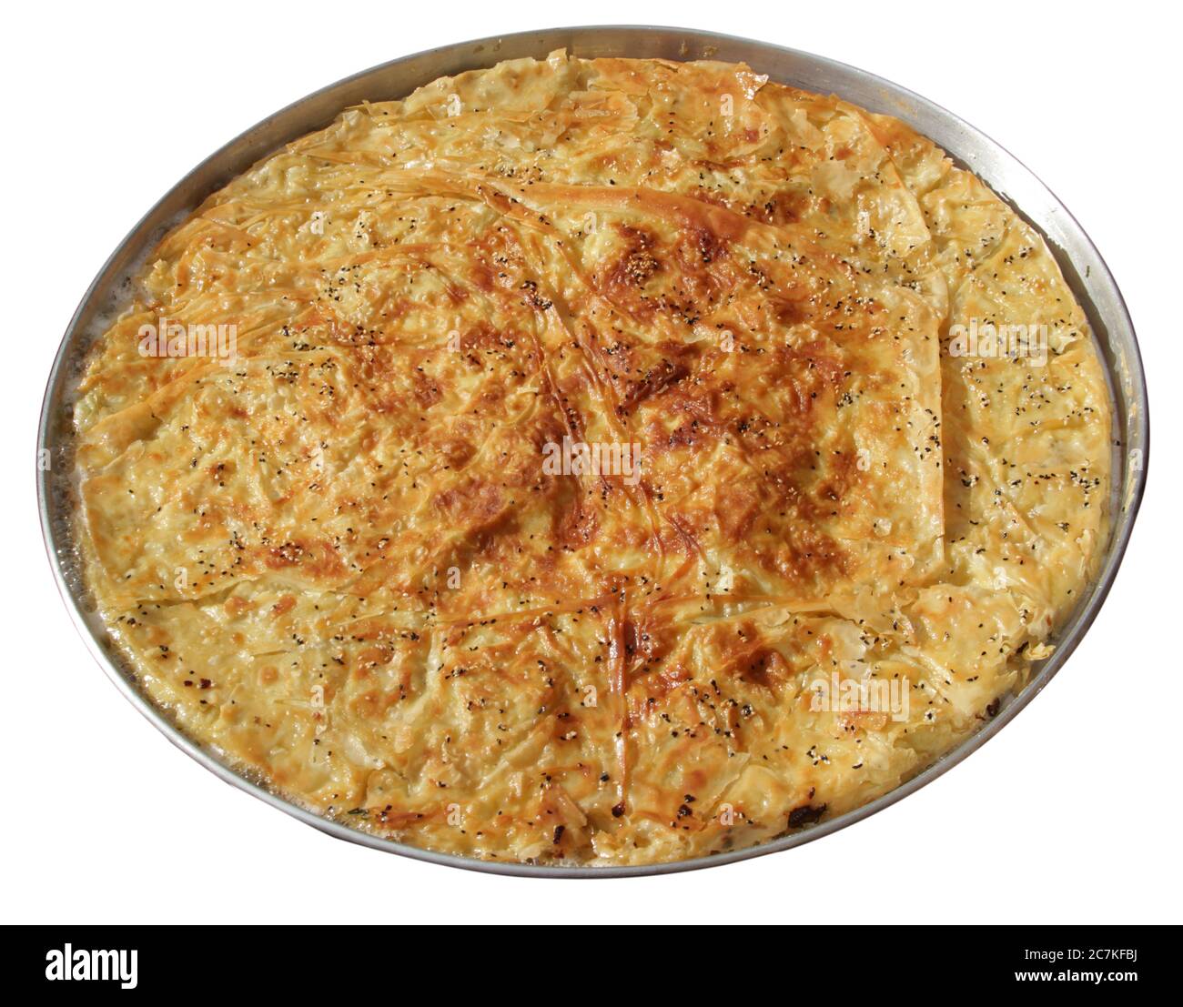 Meat pie. (Su böreği) Konya Turkey Stock Photo - Alamy