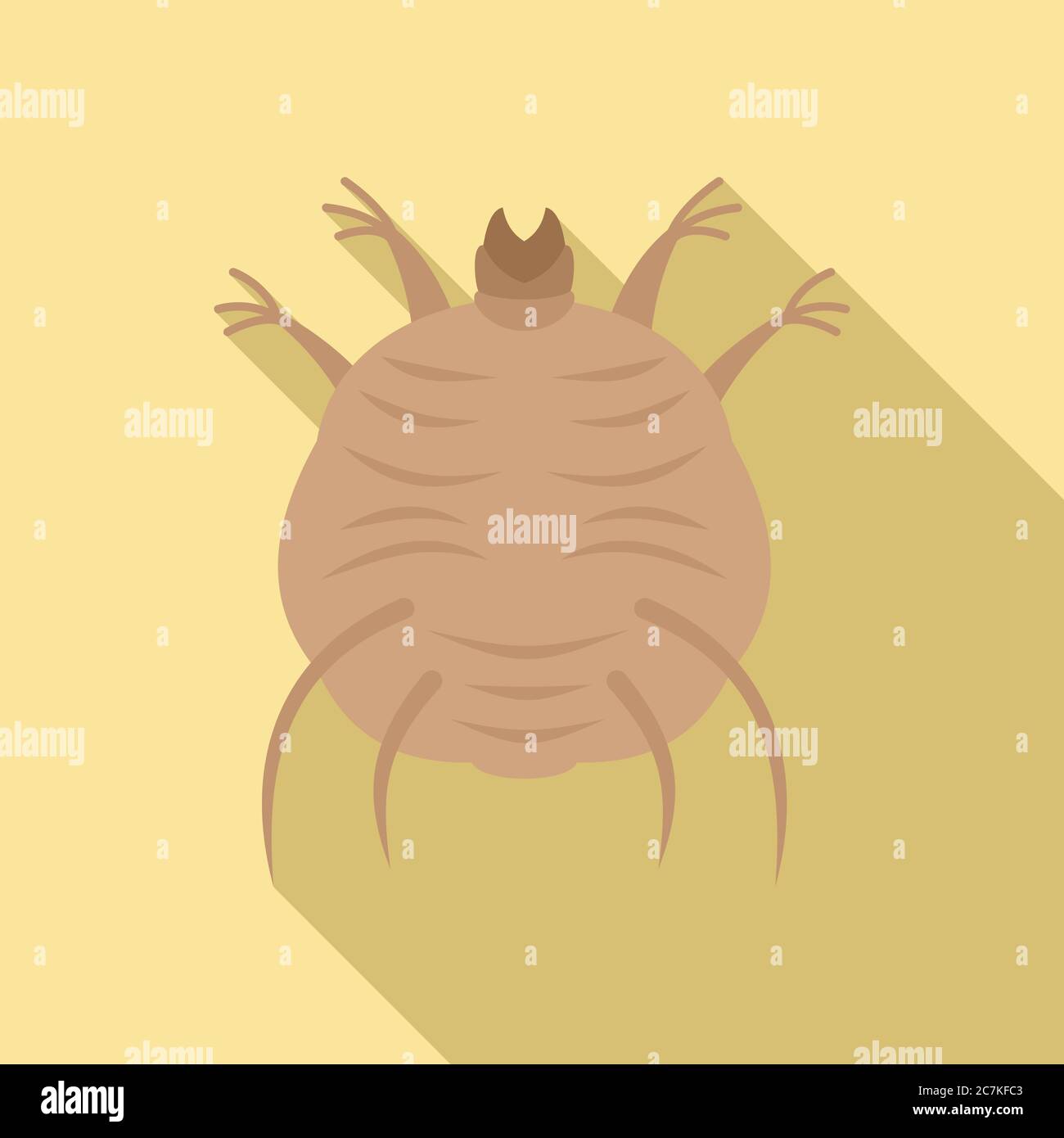 Bug icon. Flat illustration of bug vector icon for web design Stock ...