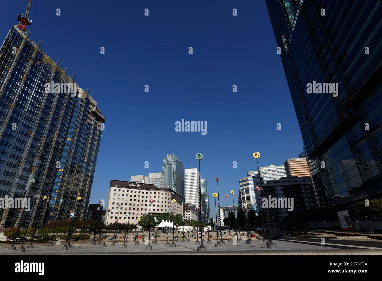 modern buildings in La Defence, Paris, France Stock Photo - Alamy