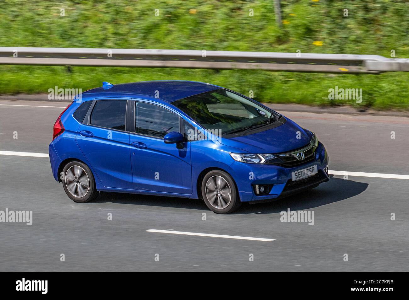 Honda jazz s blue cars hi-res stock photography and images - Alamy