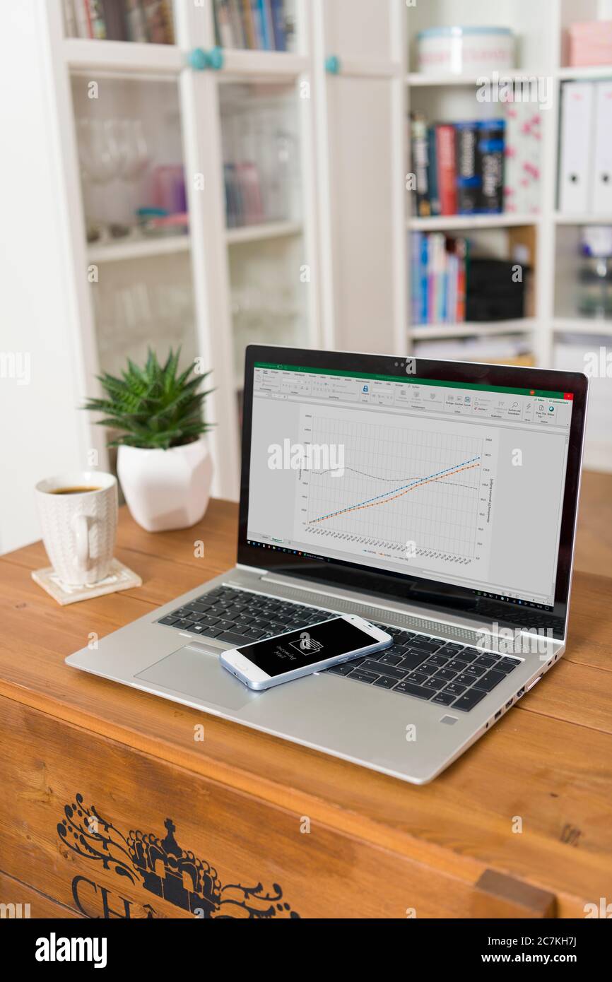 Notebook home office hi-res stock photography and images - Alamy