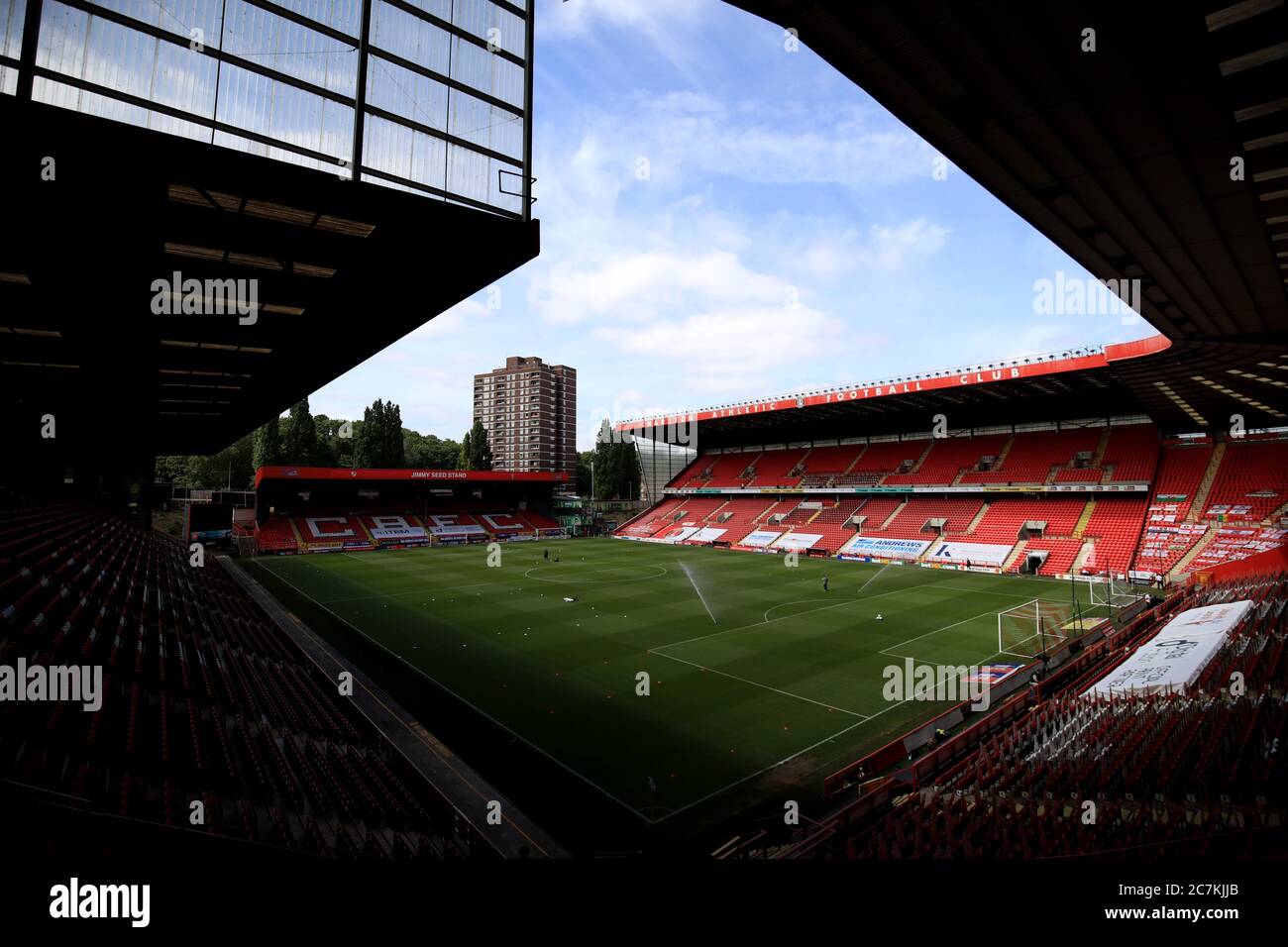 A general view of The Valley, London Stock Photo - Alamy