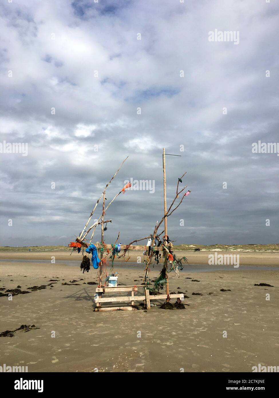 Waste, installation, plastic waste, marine pollution, beach goods Stock ...