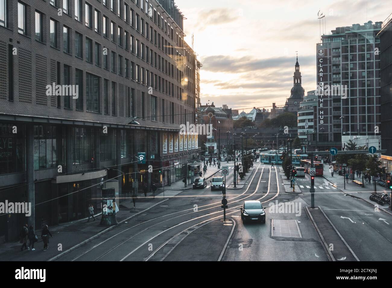 Oslo city center cityscape hi-res stock photography and images - Alamy