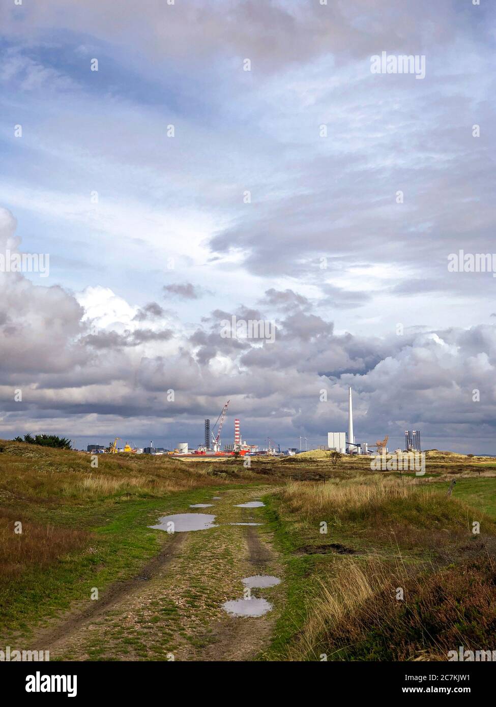 Disembarkation port for wind turbines, wind energy, energy transition ...