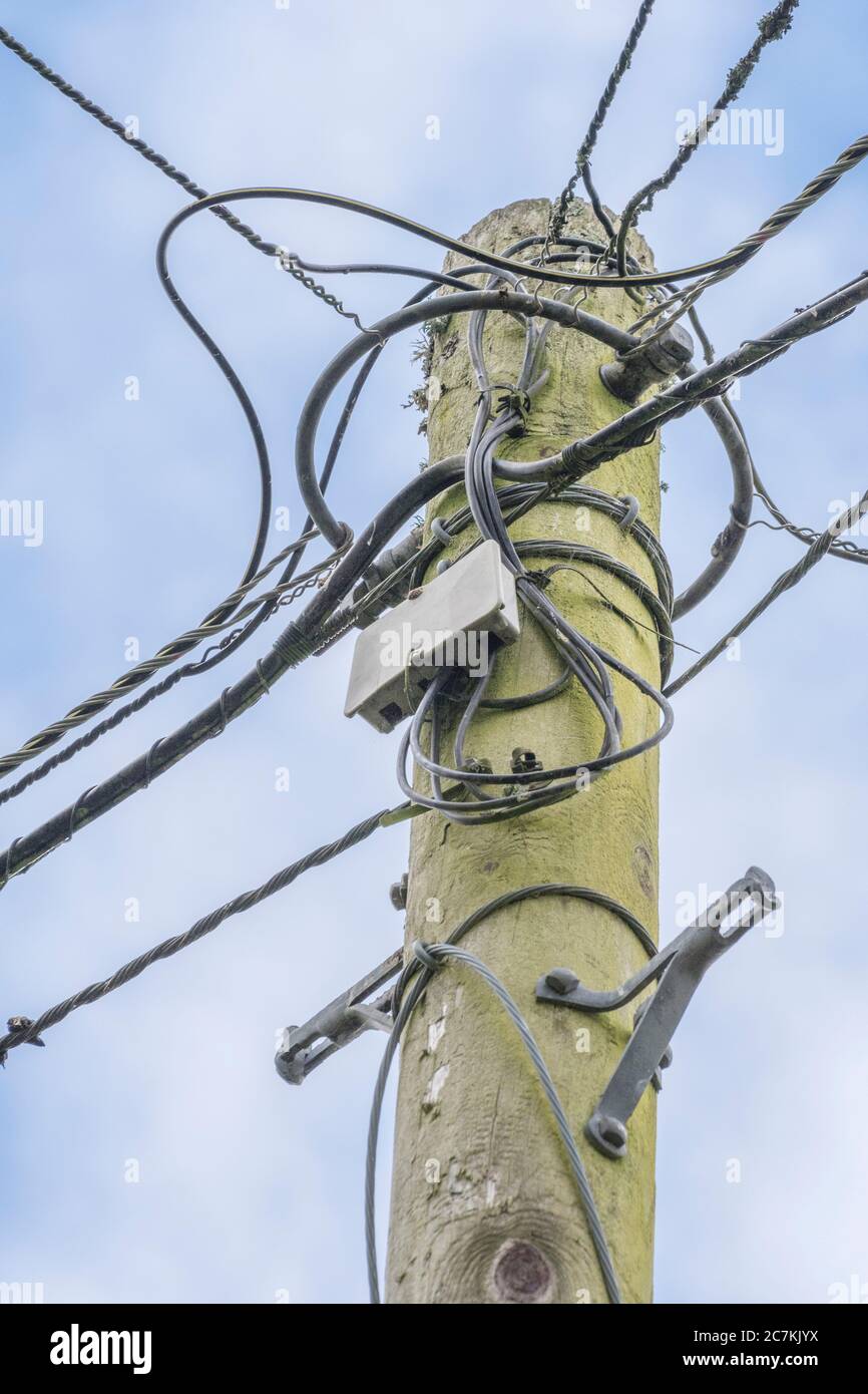 Telephone Pole Wires High Resolution Stock Photography and Images - Alamy